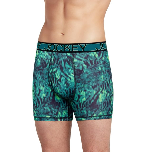 Jockey Men's Active Microfiber 5" Boxer Brief - Walmart.com