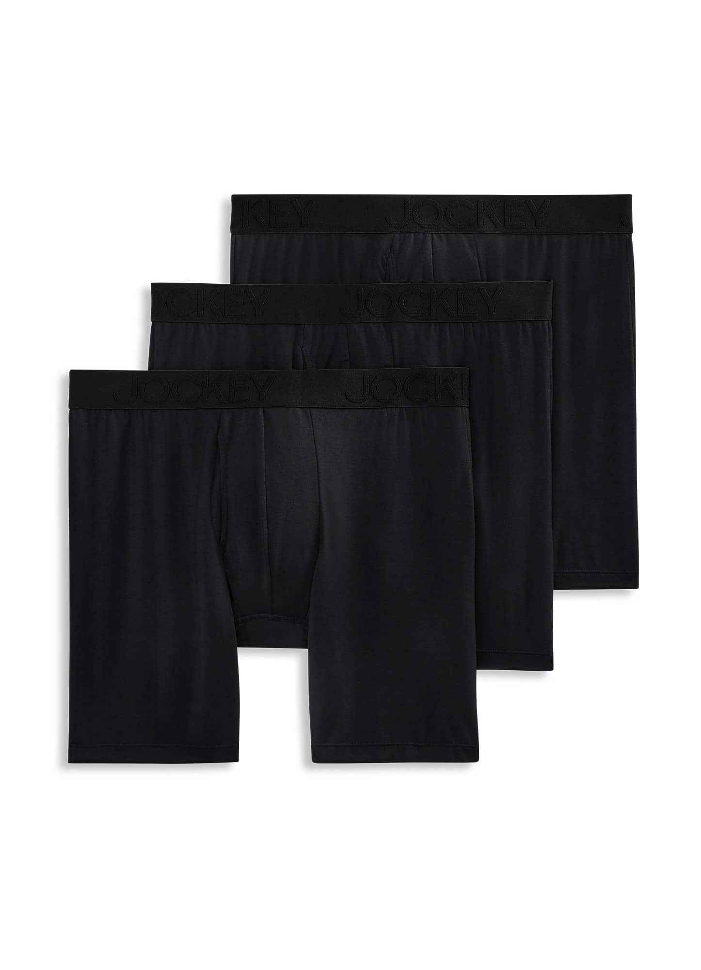 Jockey Men's Ultra Soft Modal Boxer Brief, StayNew Technology, 6-Inch ...