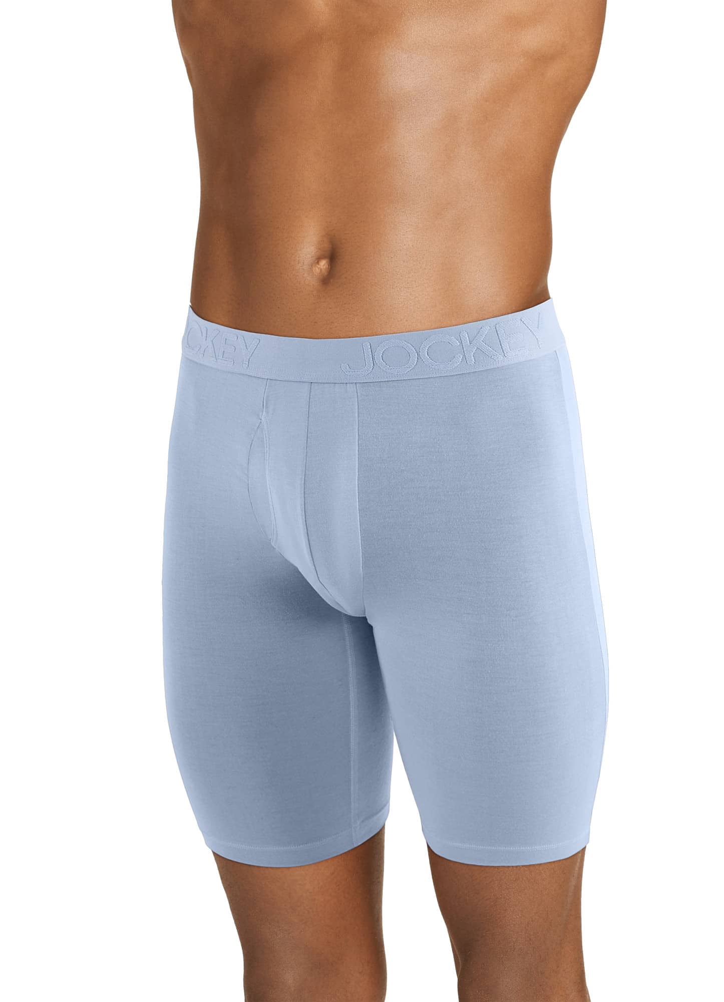 Jockey Men's Active Ultra Soft Modal 9" Long Leg Boxer Brief - 3 Pack ...