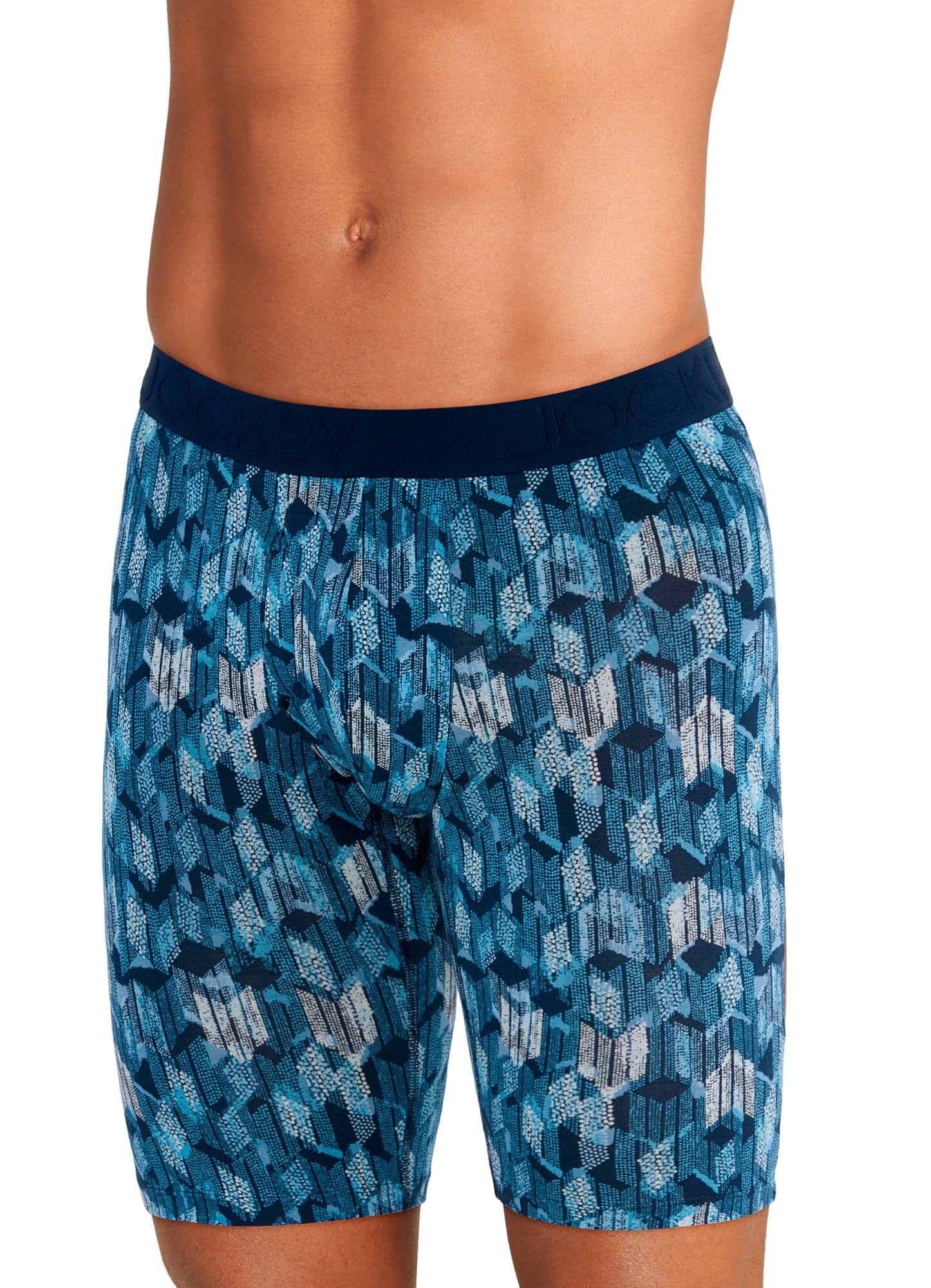 Jockey Men's Active Ultra Soft Modal 9" Long Leg Boxer Brief ...