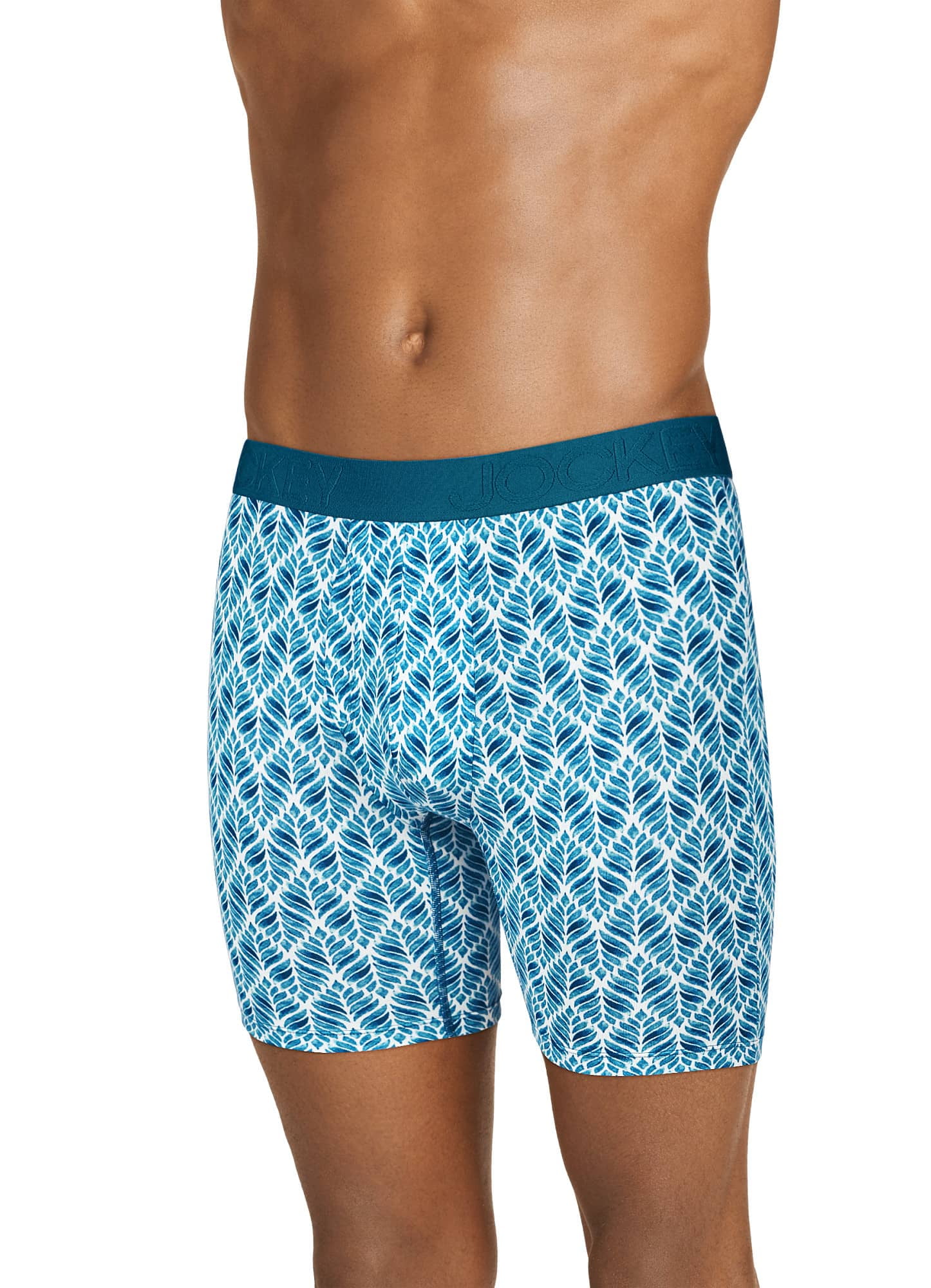 Jockey Men's Active Ultra Soft Modal 9" Long Leg Boxer Brief ...