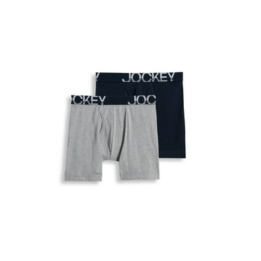 Jockey Men's ActiveStretch 7" Long Leg Boxer Brief - 3 Pack - Walmart.com