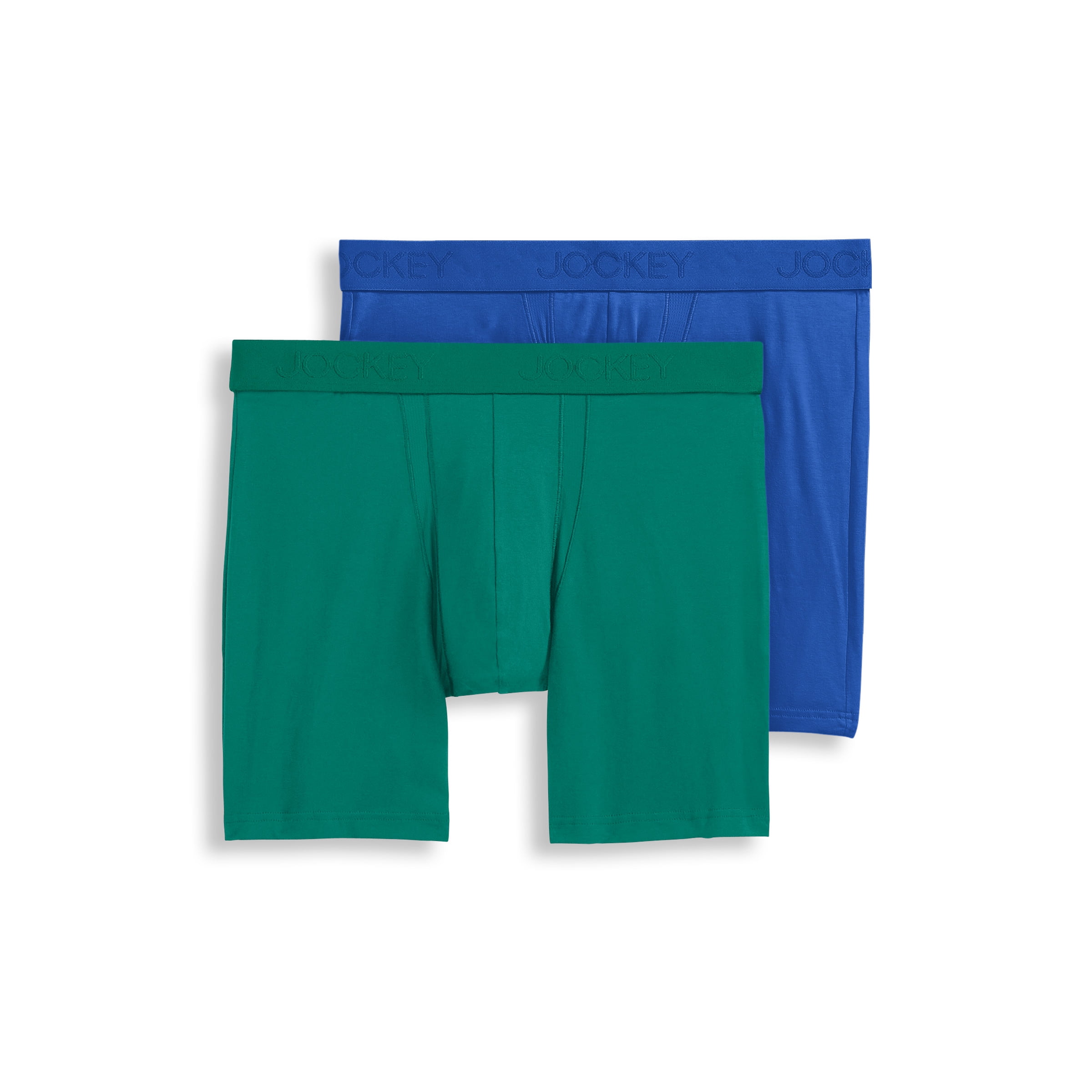 Jockey Men's Big Man Chafe Proof Pouch Cotton Stretch 6" Boxer Brief ...