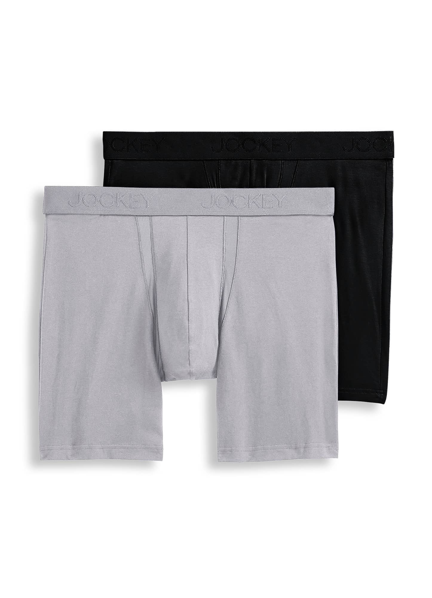 Jockey Men's Big Man Chafe Proof Pouch Cotton Stretch 6" Boxer Brief ...