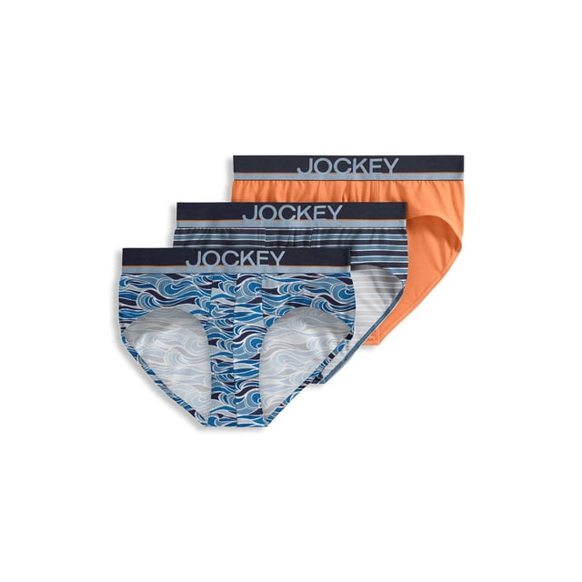 Jockey Men's Casual Cotton Stretch Brief - 3 Pack - Walmart.com