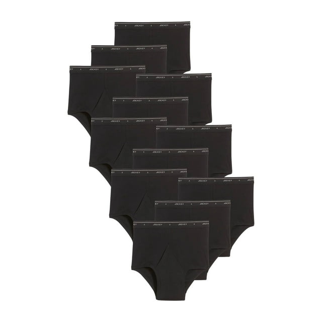 Jockey Men's Classic Full Rise Brief - 12 Pack - Walmart.com