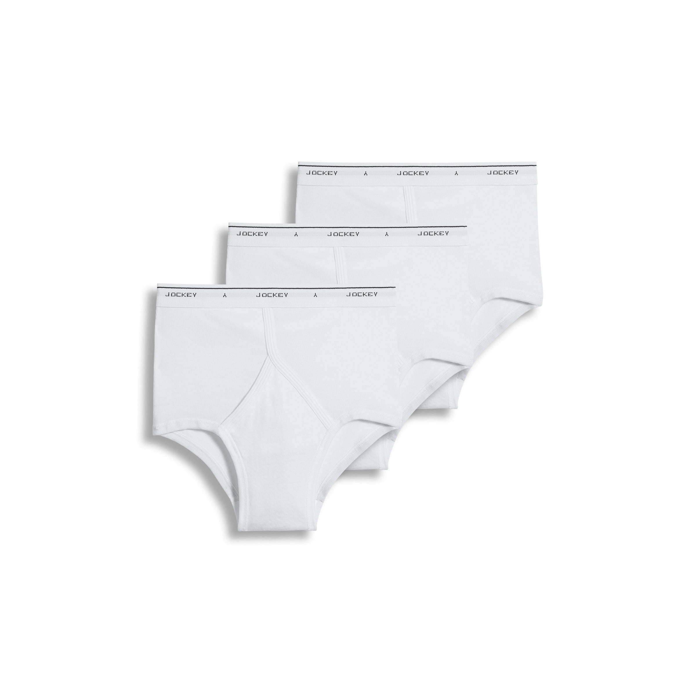 Jockey Mens Classic Full Rise Brief 3 Pack