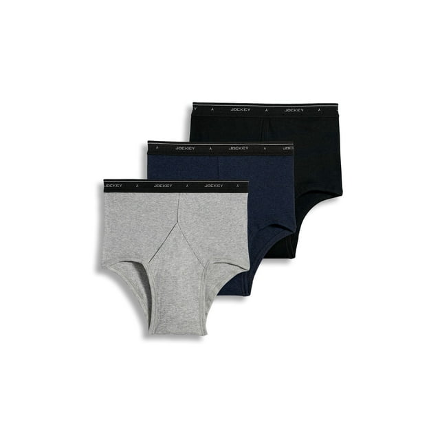 Jockey Men's Classic Full Rise Brief - 3 Pack - Walmart.com