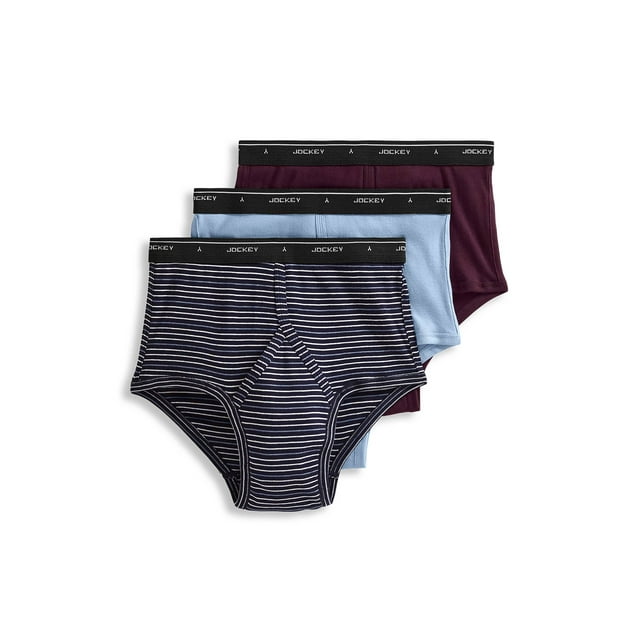 Jockey Men's Classic Full Rise Brief - 3 Pack - Walmart.com