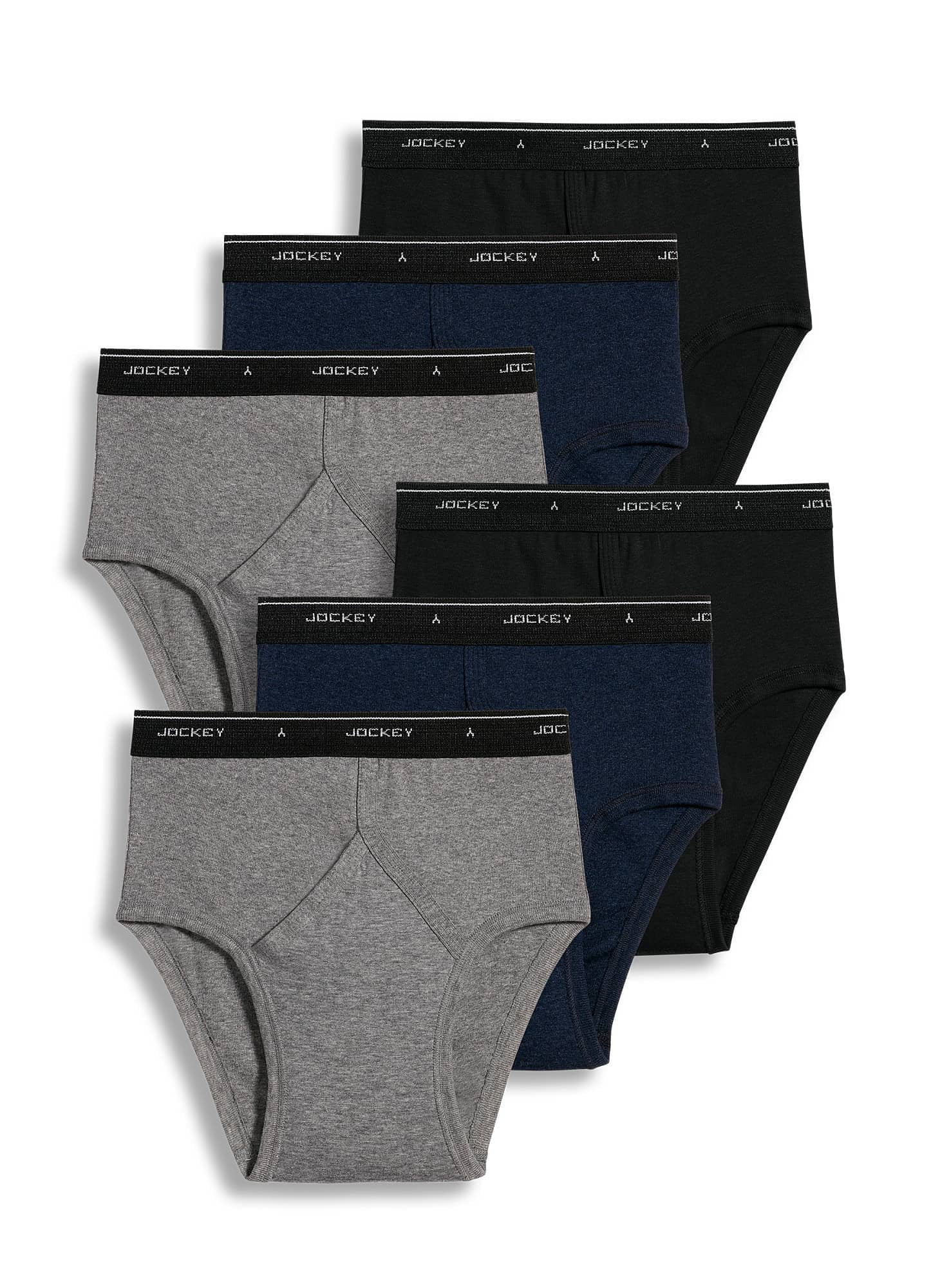 Jockey Men's Classic Low Rise Brief - 6 Pack - Walmart.com