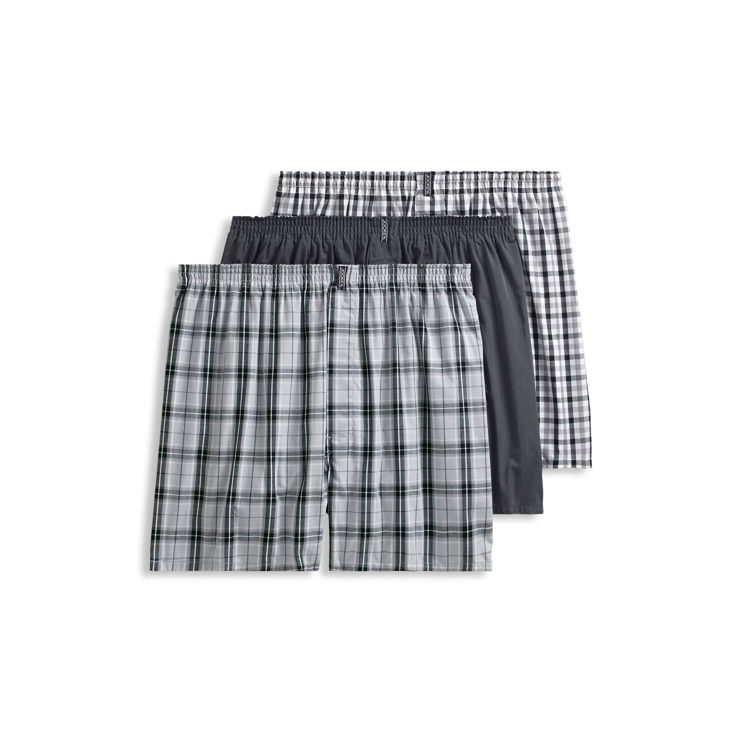 Jockey Men's Classics Full Cut 5" Boxer - 3 Pack - Walmart.com