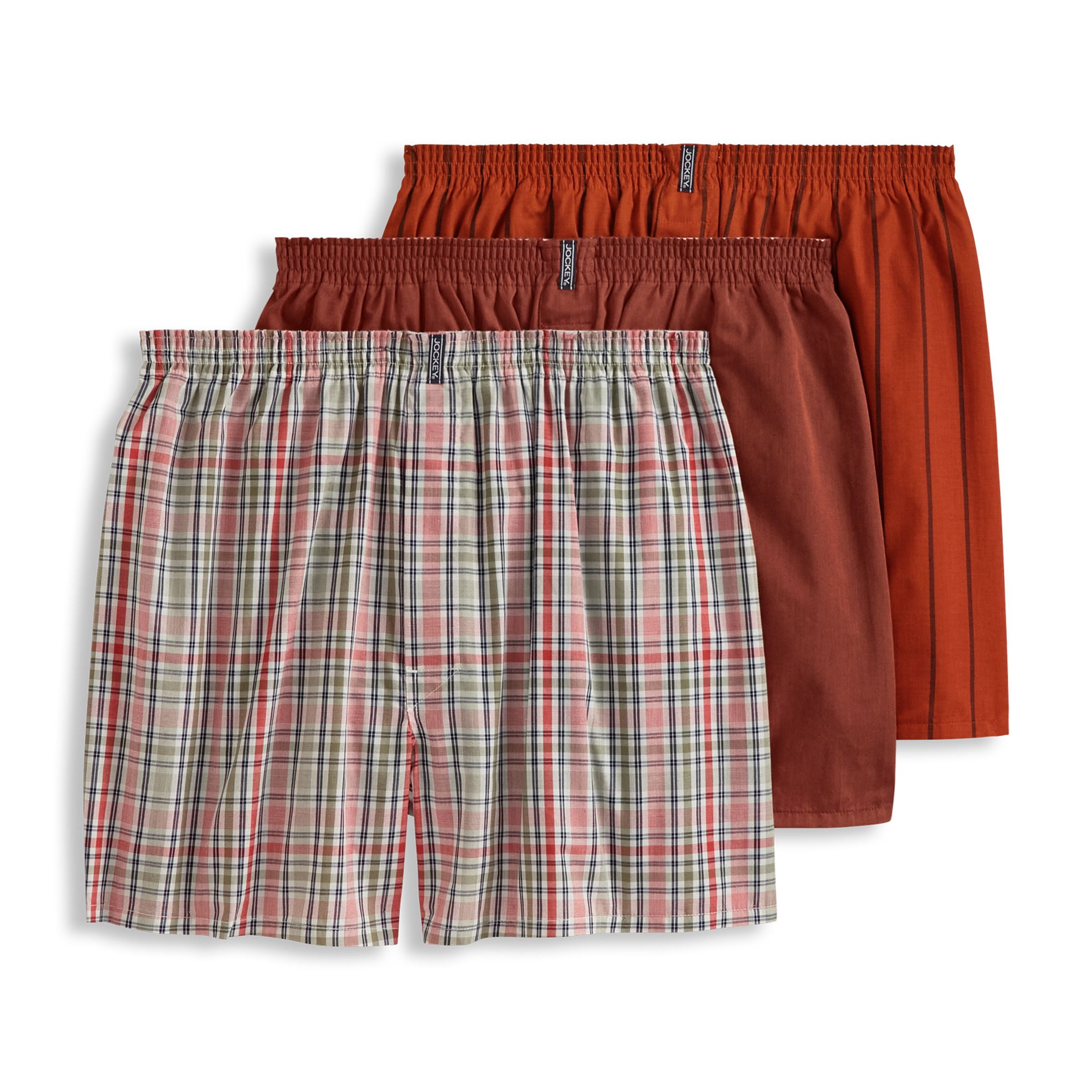 Jockey Men's Classics Full Cut 5" Boxer - 3 Pack - Walmart.com