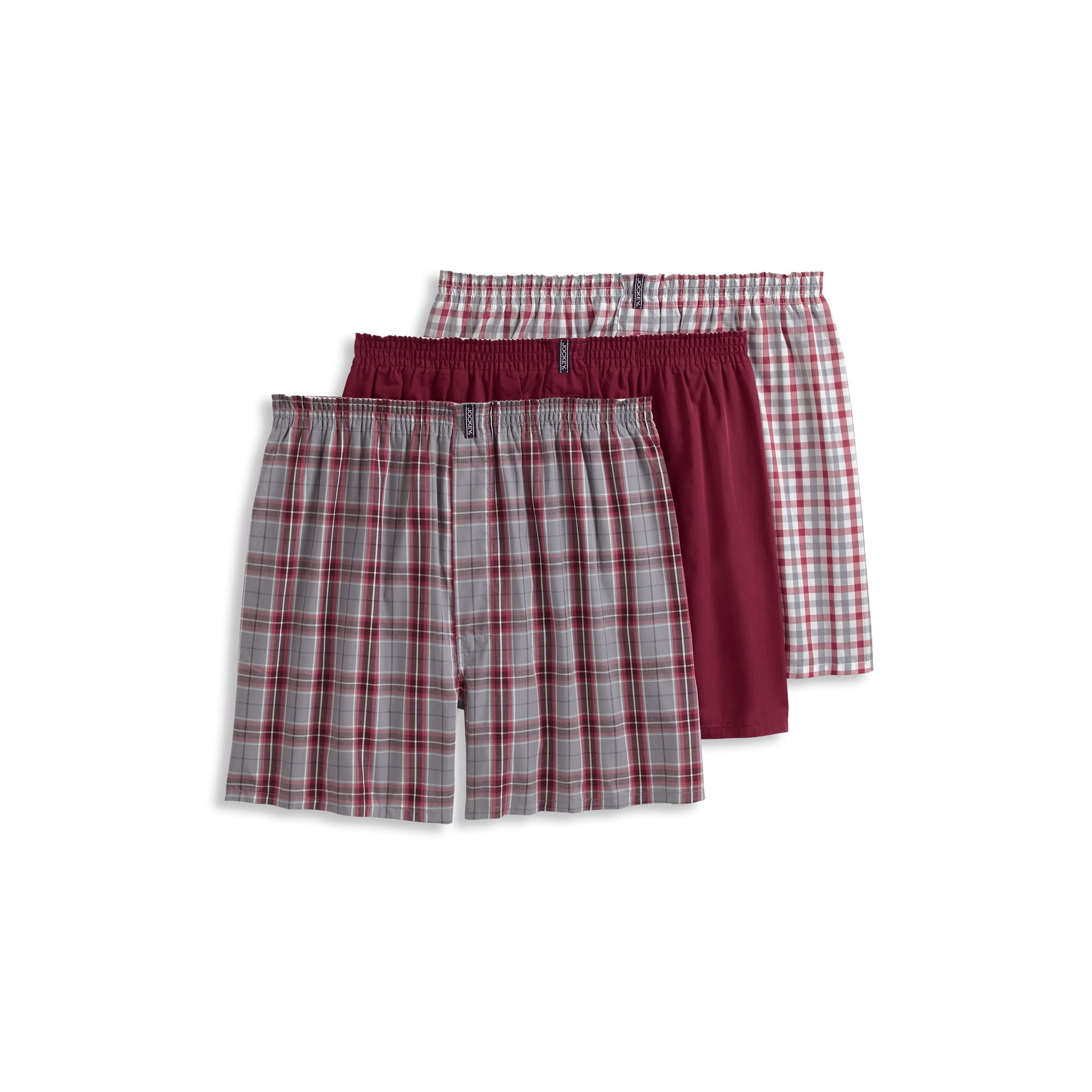 Jockey Men's Classics Full Cut 5" Boxer - 3 Pack - Walmart.com