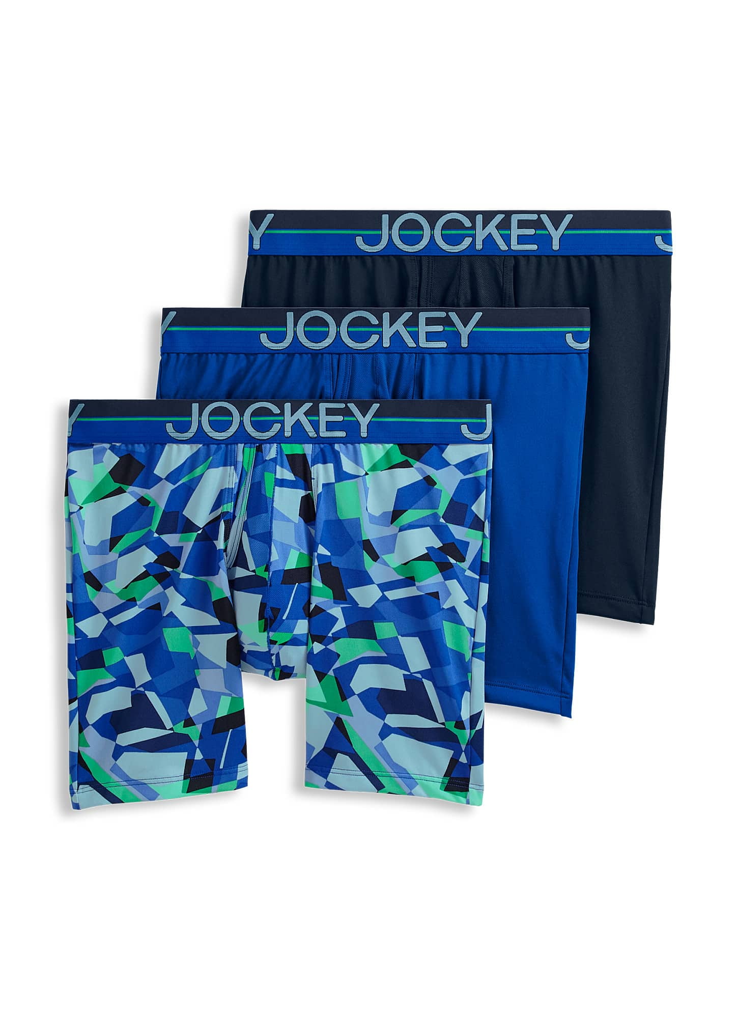 Jockey Men's Infinite Cool Microfiber Stretch 5" Boxer Brief ...