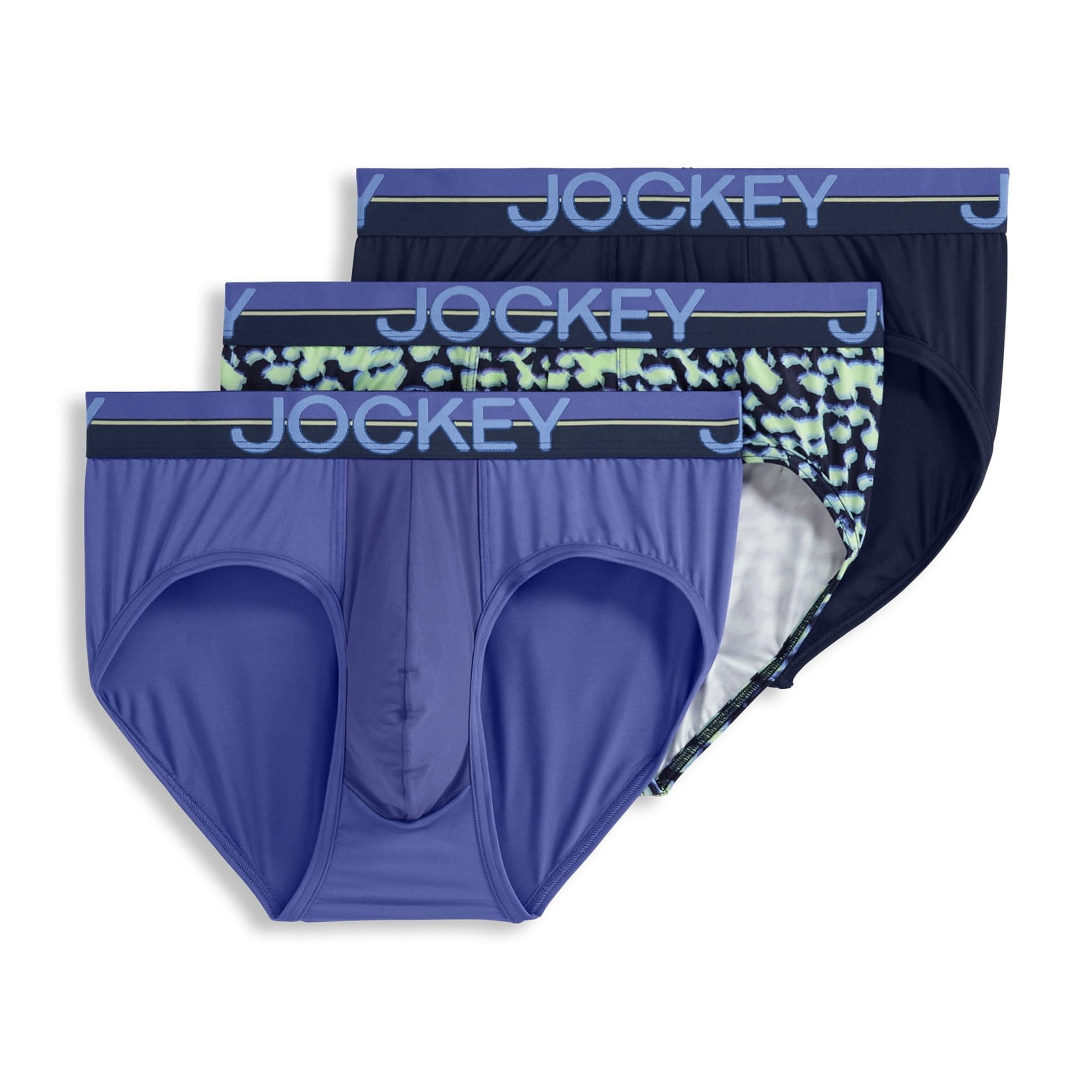 Jockey Men's Infinite Cool Microfiber Stretch Brief - 3 Pack - Walmart.com