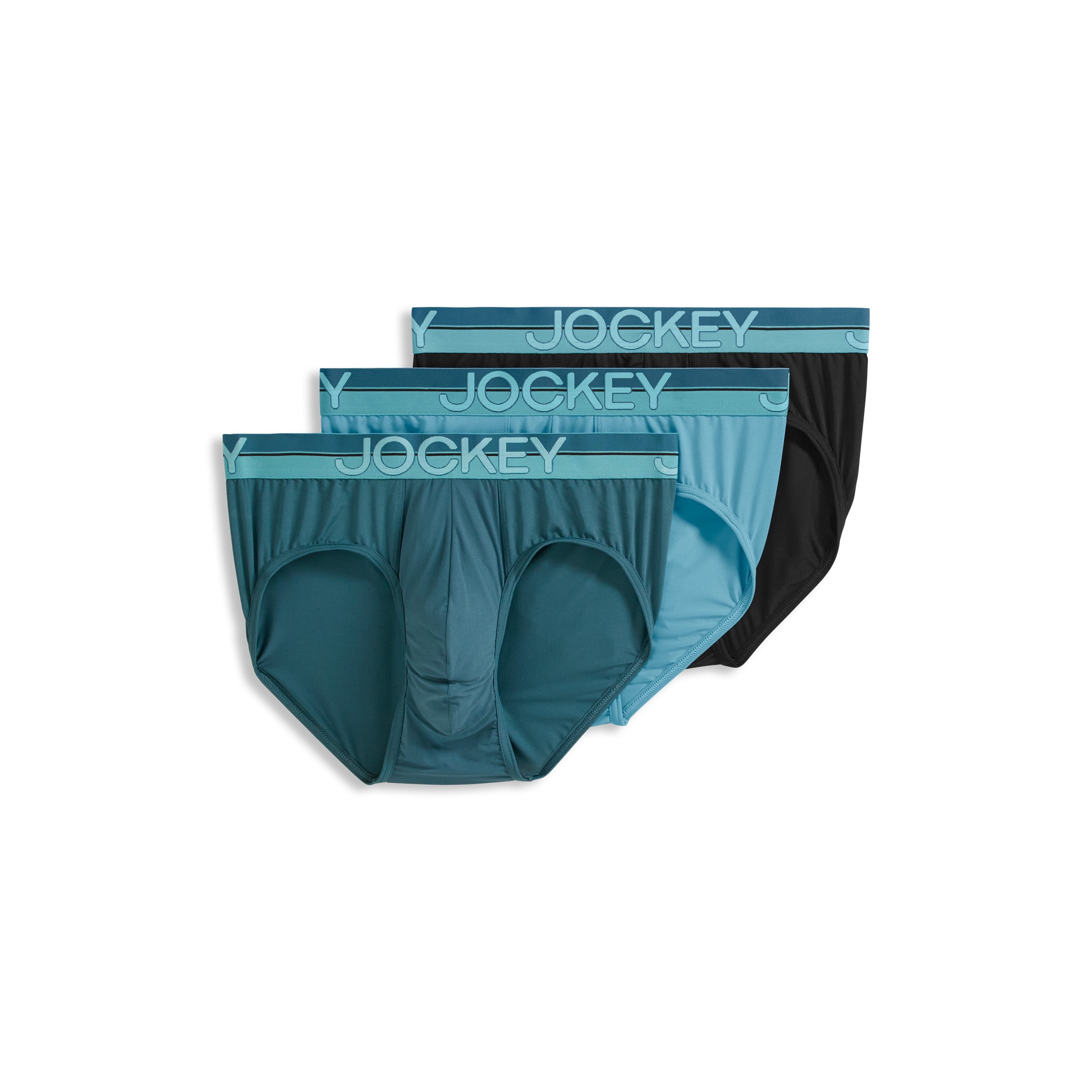 Jockey Men's Infinite Cool Microfiber Stretch Brief - 3 Pack - Walmart.com