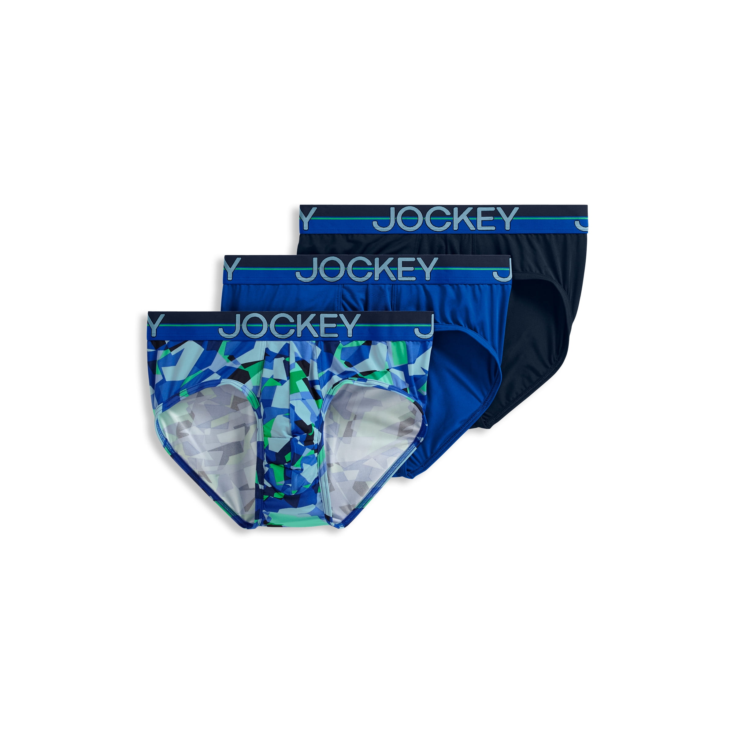 Jockey Men's Infinite Cool Microfiber Stretch Brief - 3 Pack - Walmart.com
