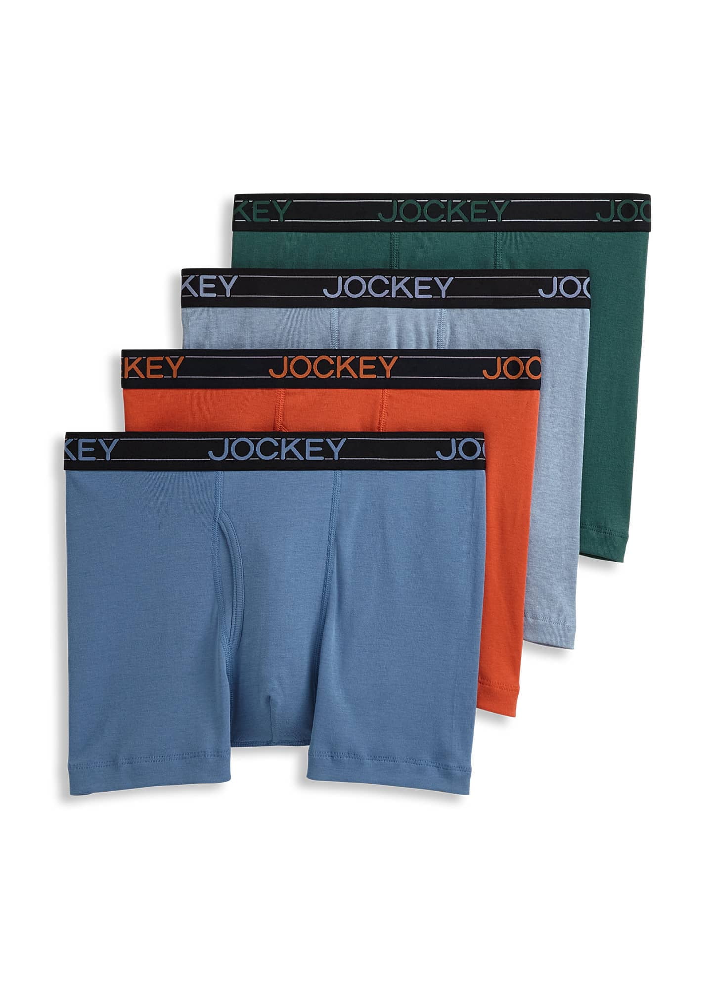Jockey Men's Lightweight Cotton Blend 5" Boxer Brief - 4 Pack - Walmart.com