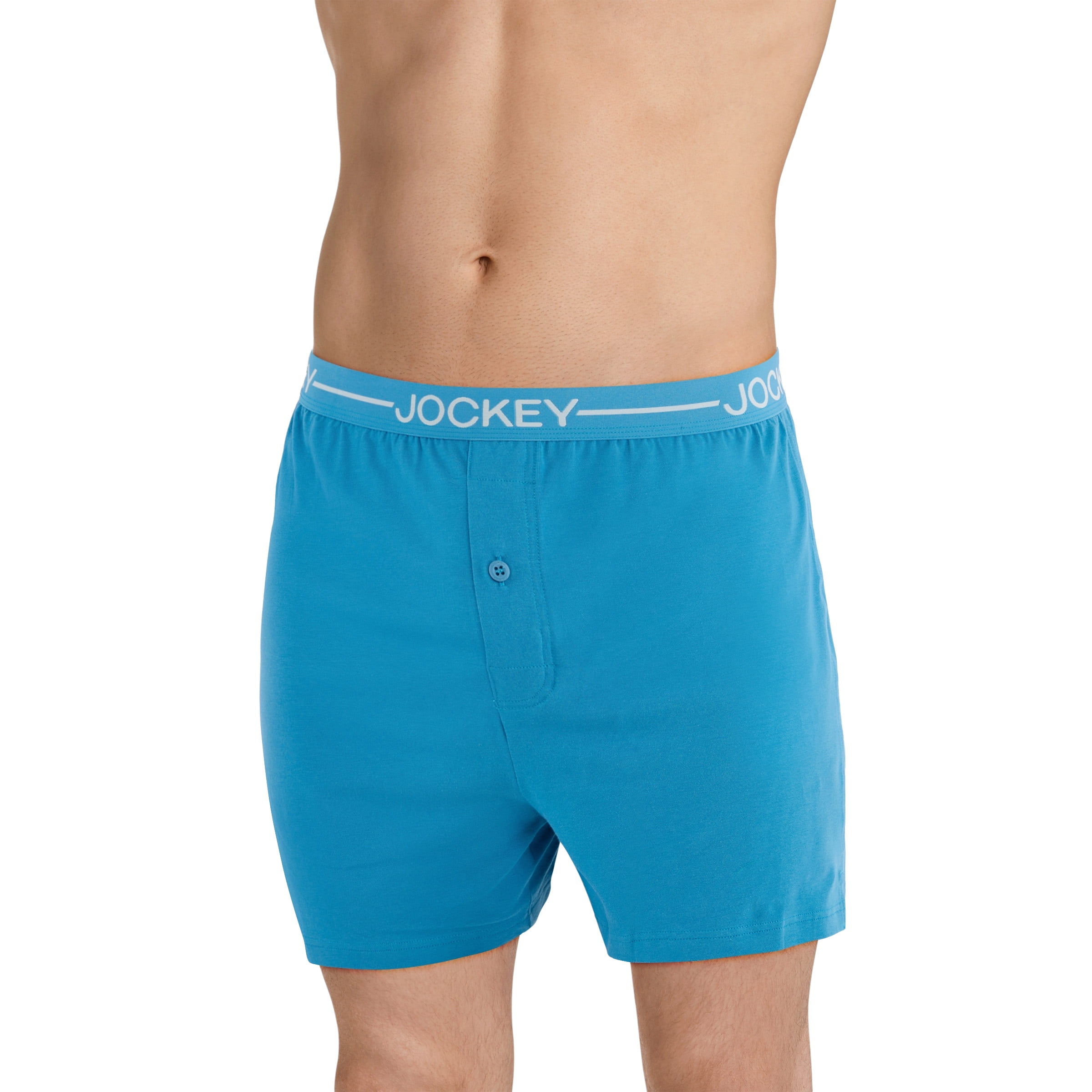 Jockey Men's Organic Cotton Stretch 4" Boxer - Walmart.com