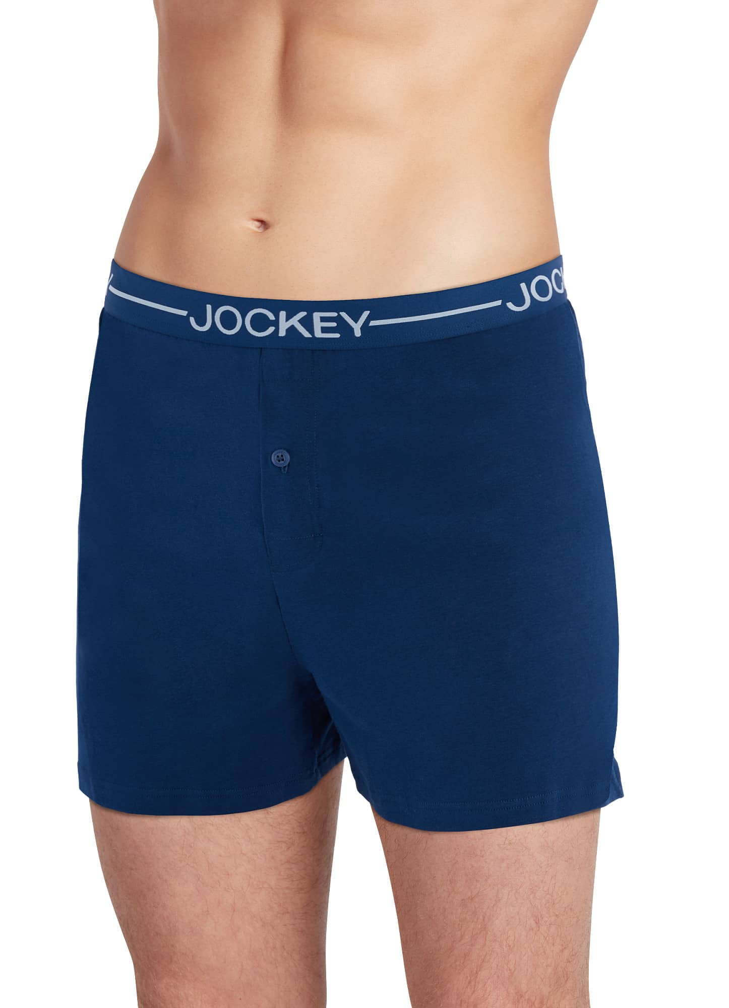Jockey Men's Organic Cotton Stretch 4" Boxer - Walmart.com
