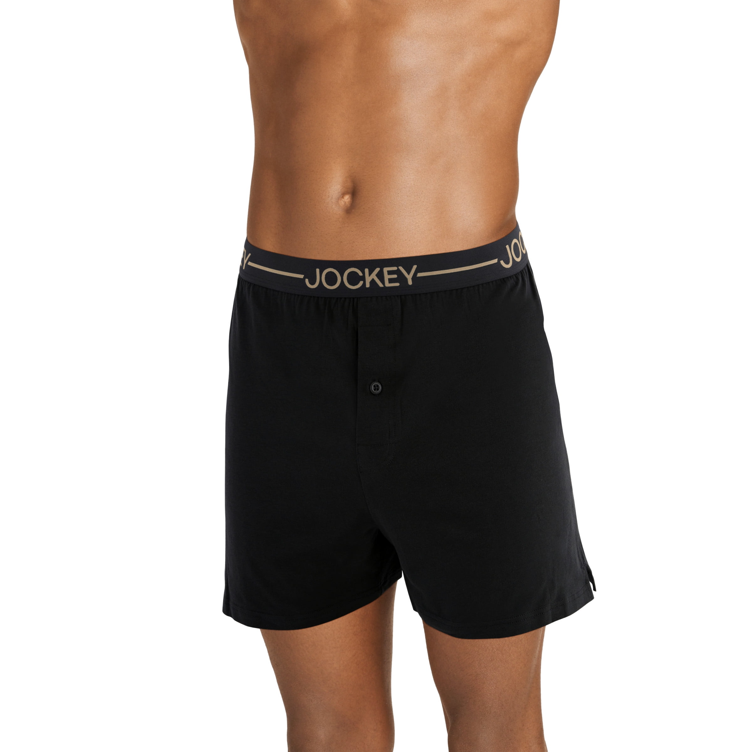 Jockey Men's Organic Cotton Stretch 4" Boxer - Walmart.com