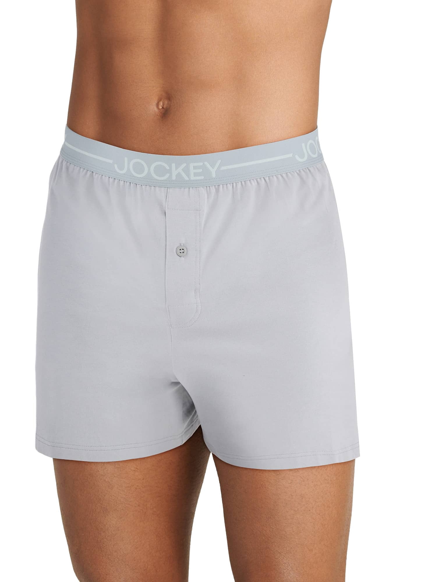 Jockey Men's Organic Cotton Stretch 4" Boxer - Walmart.com
