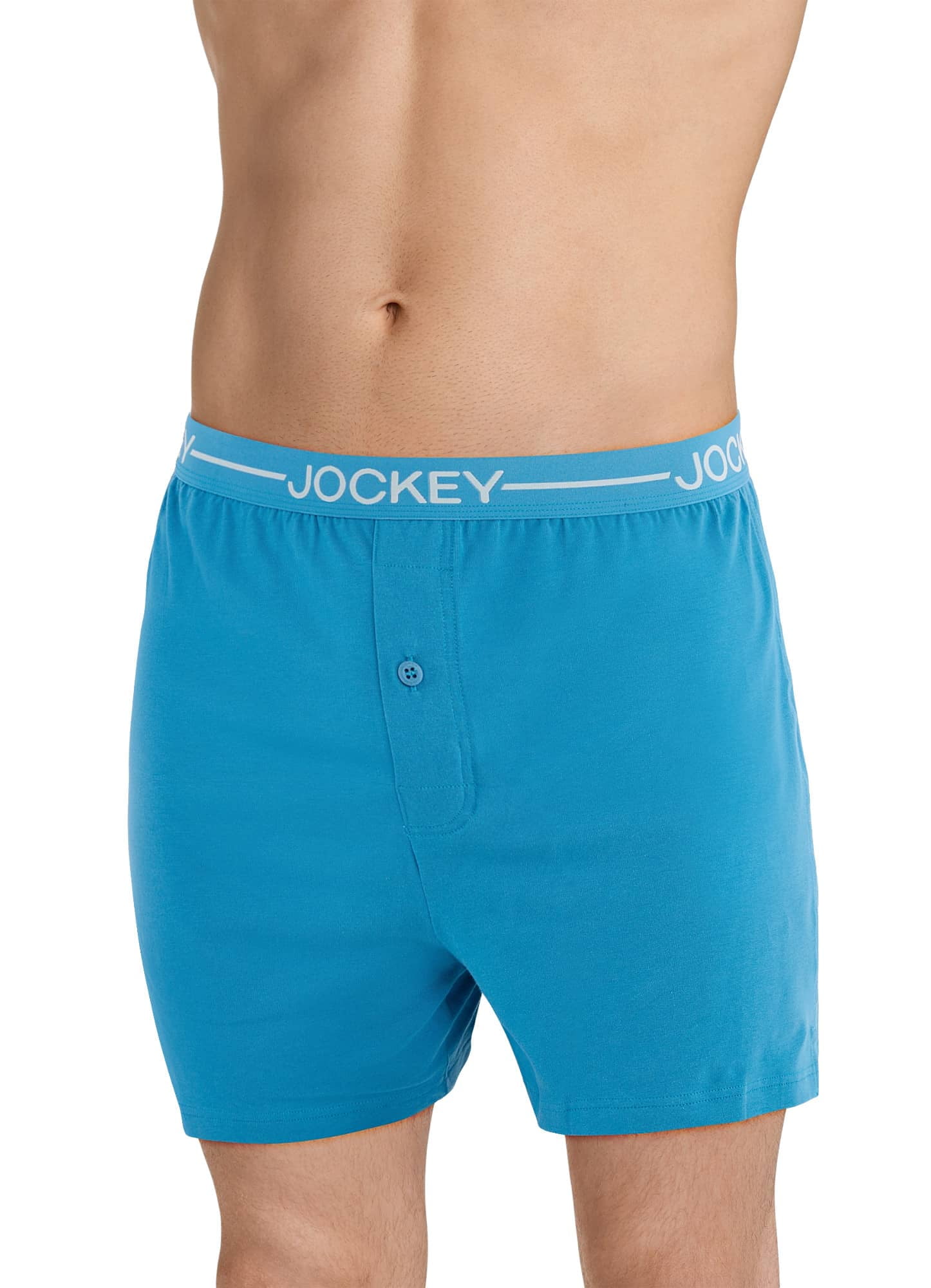 Jockey Men's Organic Cotton Stretch 4" Boxer - Walmart.com