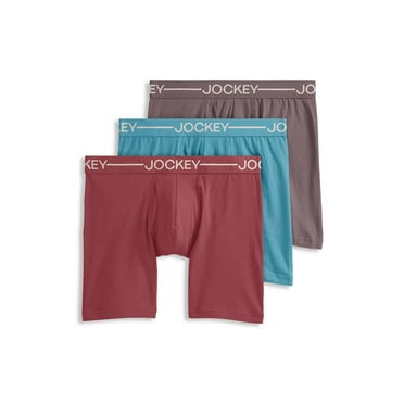 Jockey Men's Organic Cotton Stretch 4" Boxer - Walmart.com