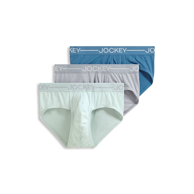 Jockey Men's Organic Cotton Stretch Brief - 3 Pack - Walmart.com