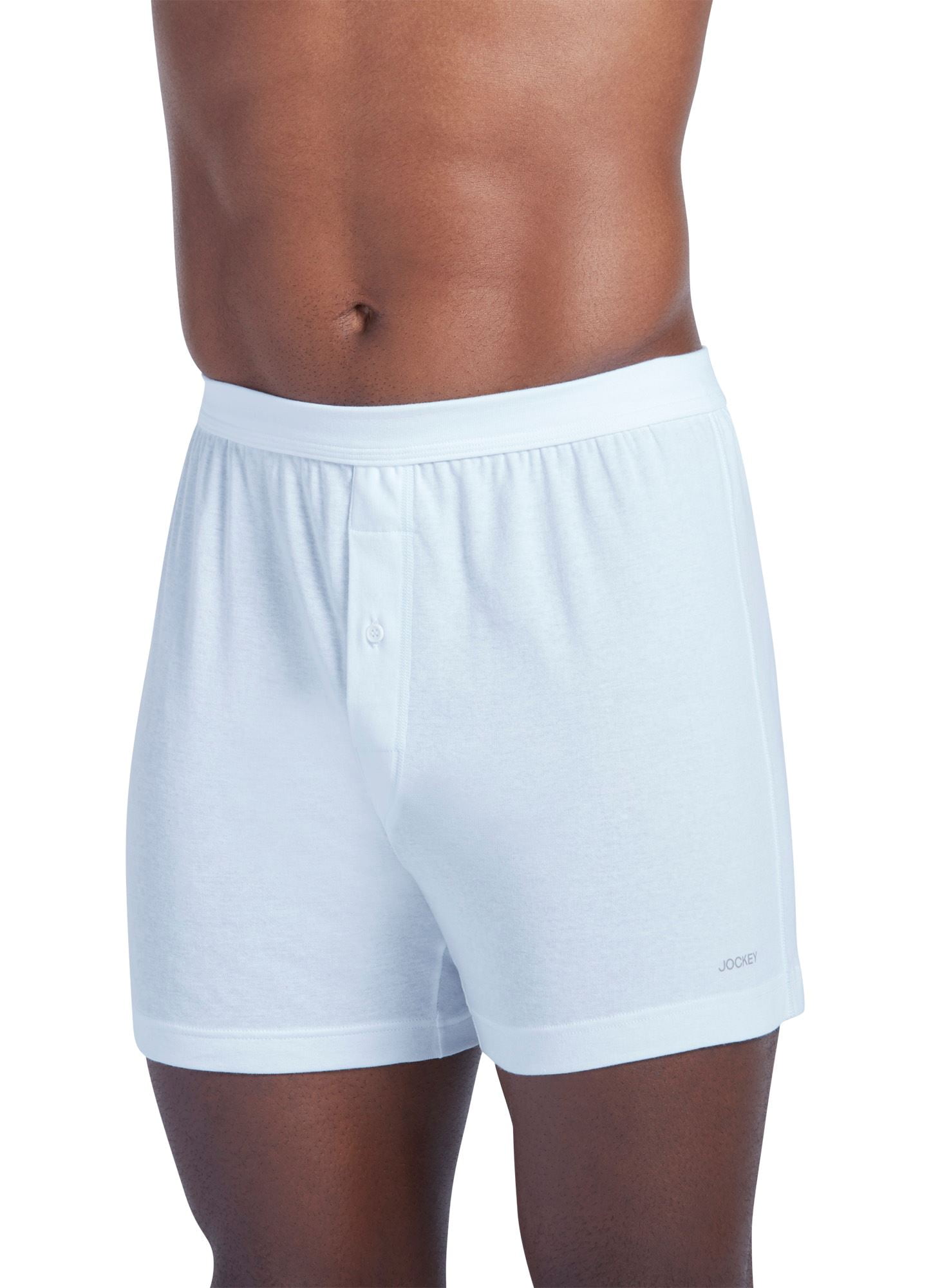 Jockey Men's Seamless Waistband Knit 4.5" Boxer - Walmart.com