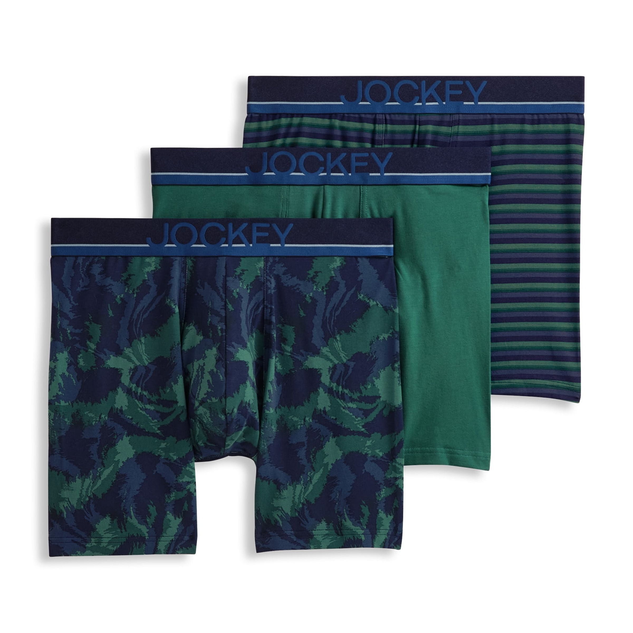 Jockey Men's True Style 6" Boxer Brief - 3 Pack - Walmart.com