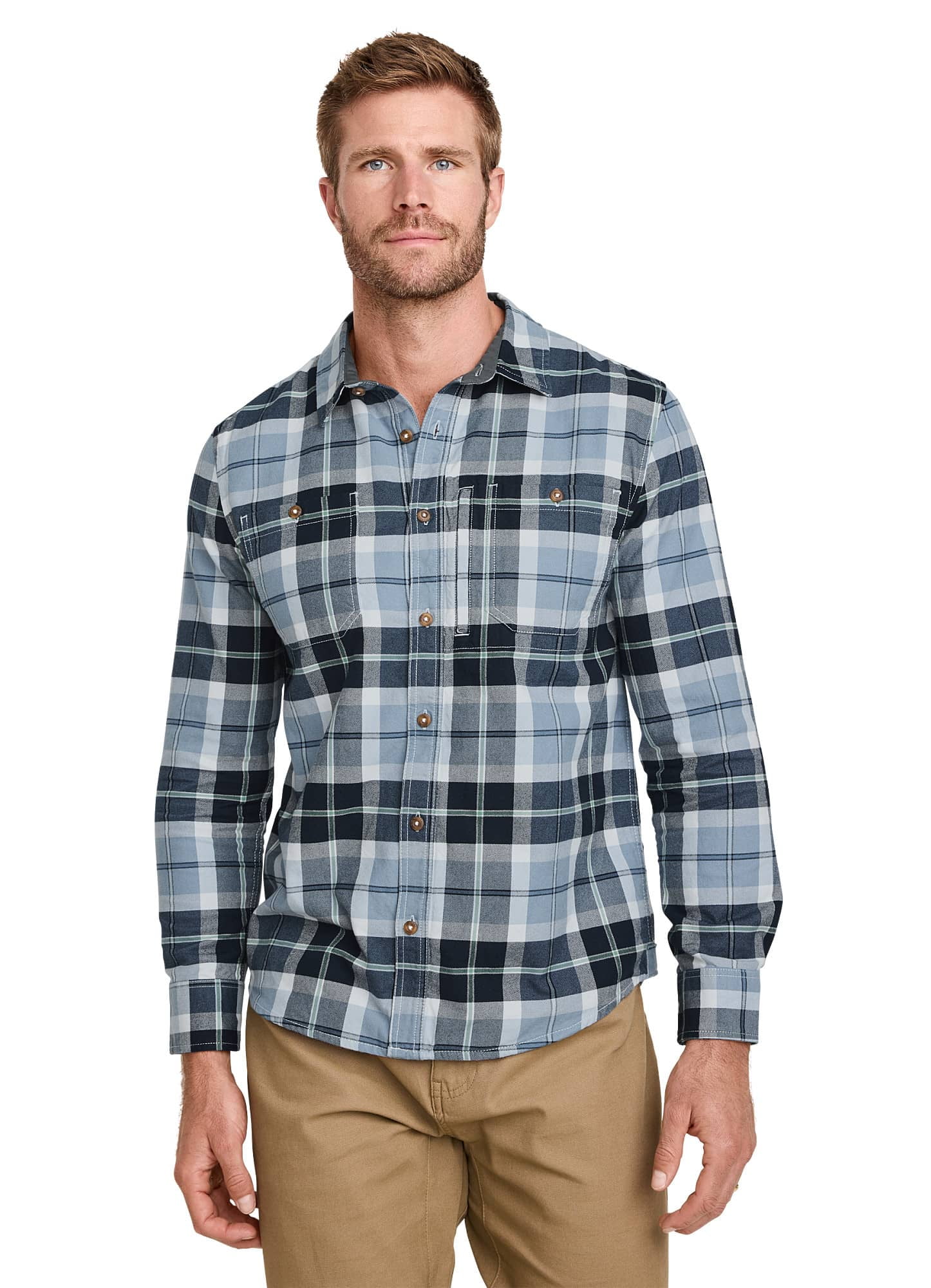 Jockey Outdoors Men's Flannel Field Shirt - Walmart.com