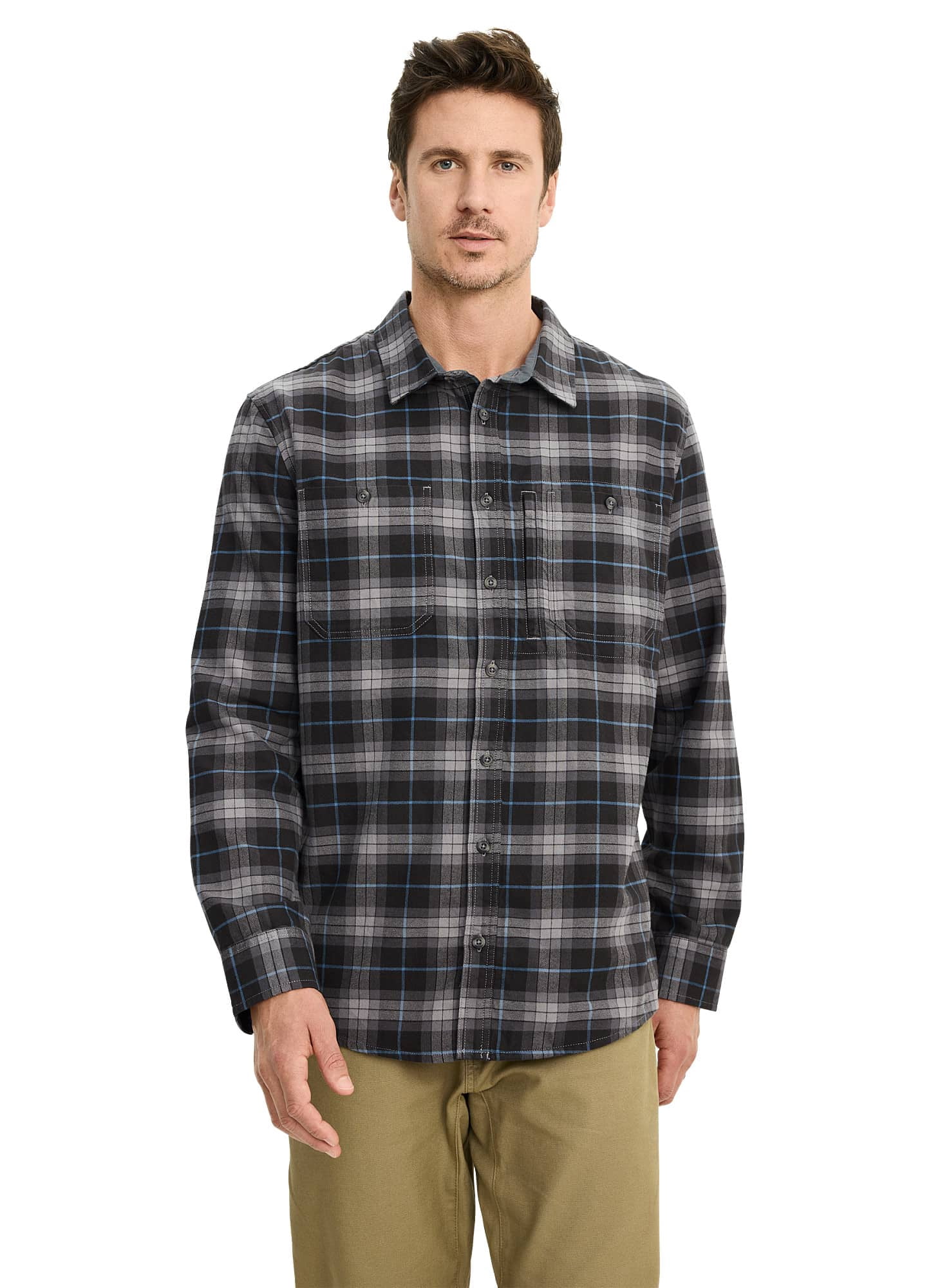 Jockey Outdoors Men's Flannel Field Shirt - Walmart.com