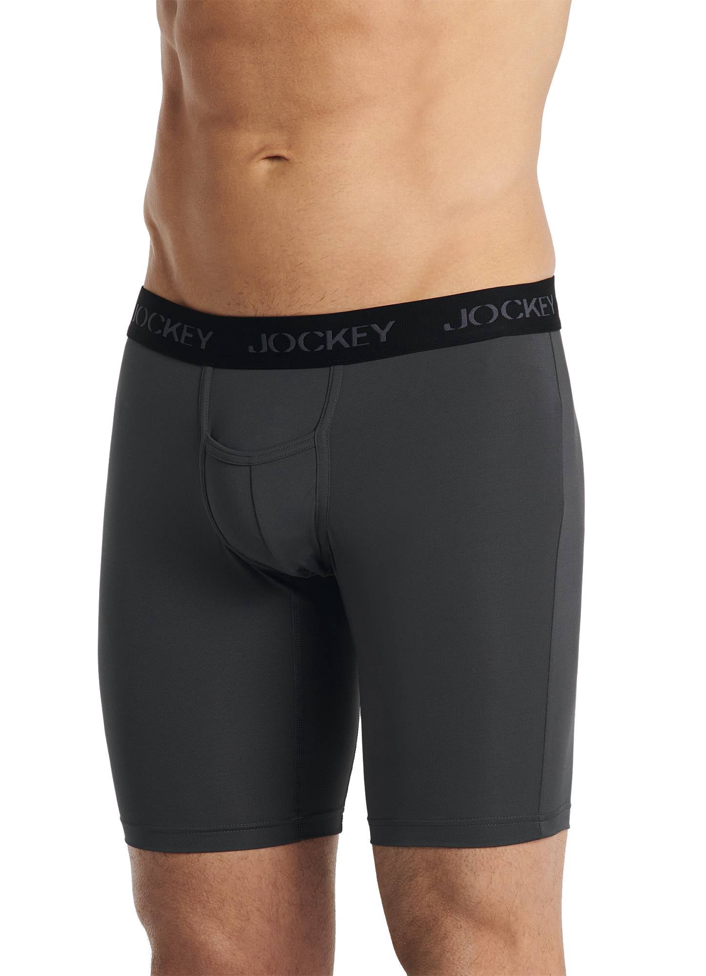 Jockey Sport Men's Microfiber 10" Midway Brief - Walmart.com