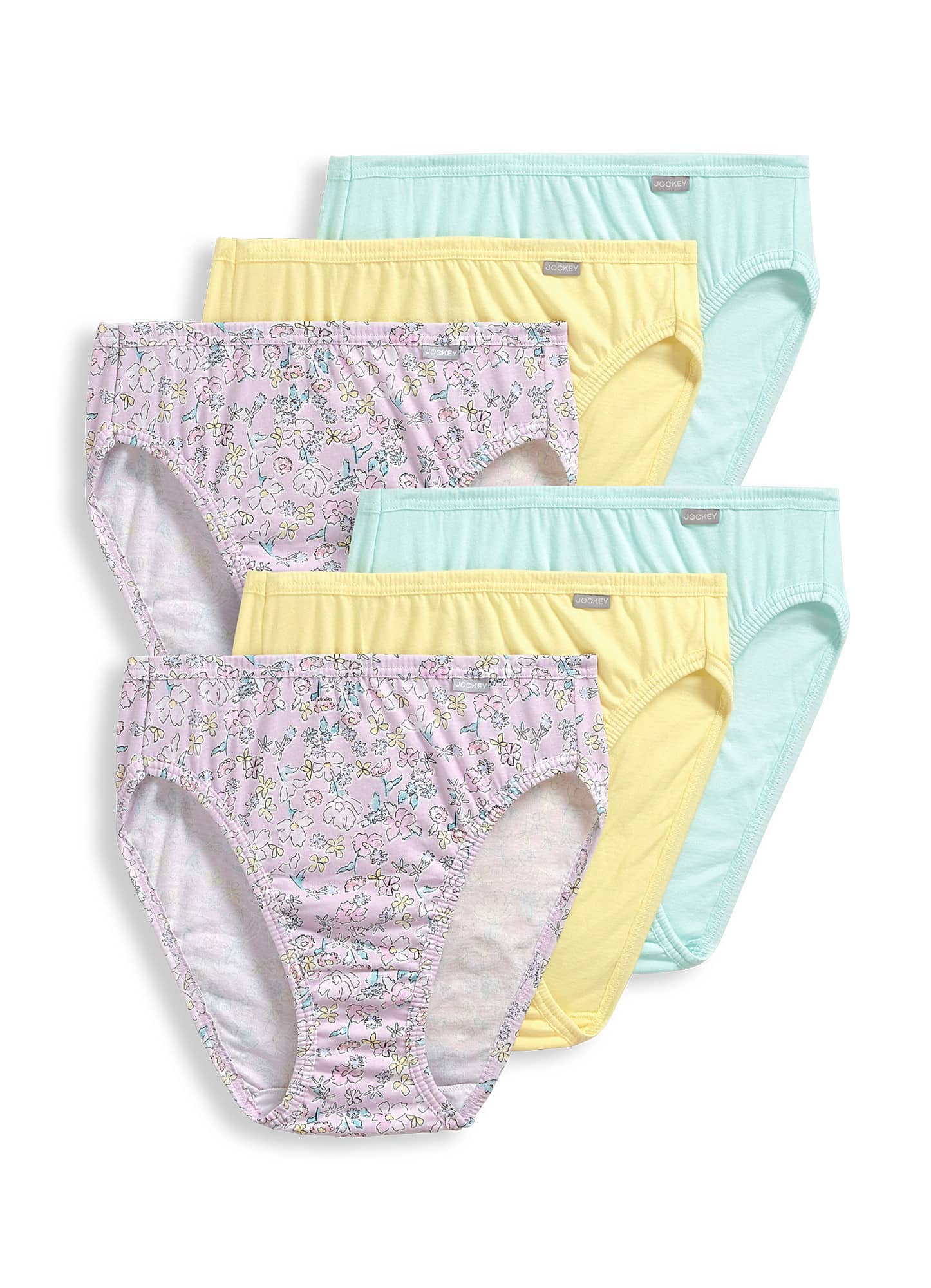 Jockey Women Plus Size Elance French Cut 6 Pack