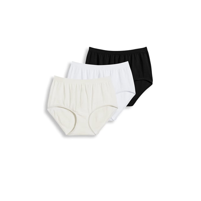 Jockey Womens Comfies Cotton Brief 3 Pack