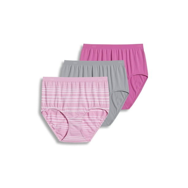Jockey Women's Comfies Microfiber Brief - 3 Pack - Walmart.com