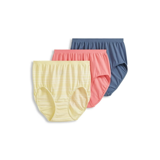 Jockey Women's Comfies Microfiber Brief - 3 Pack - Walmart.com