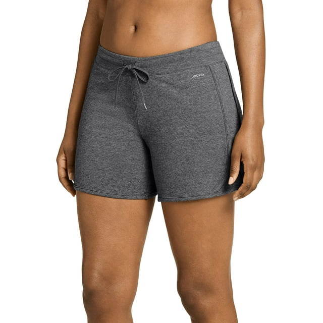 Jockey Women's Spandex Cotton Jersey 5" Sport Short - Walmart.com
