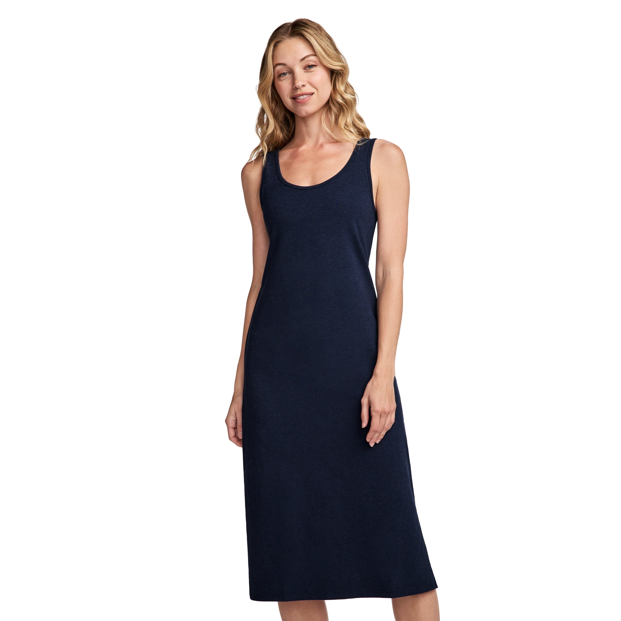 Jockey Women's Cotton Stretch Tank Dress With Built-In Bra - Walmart.com