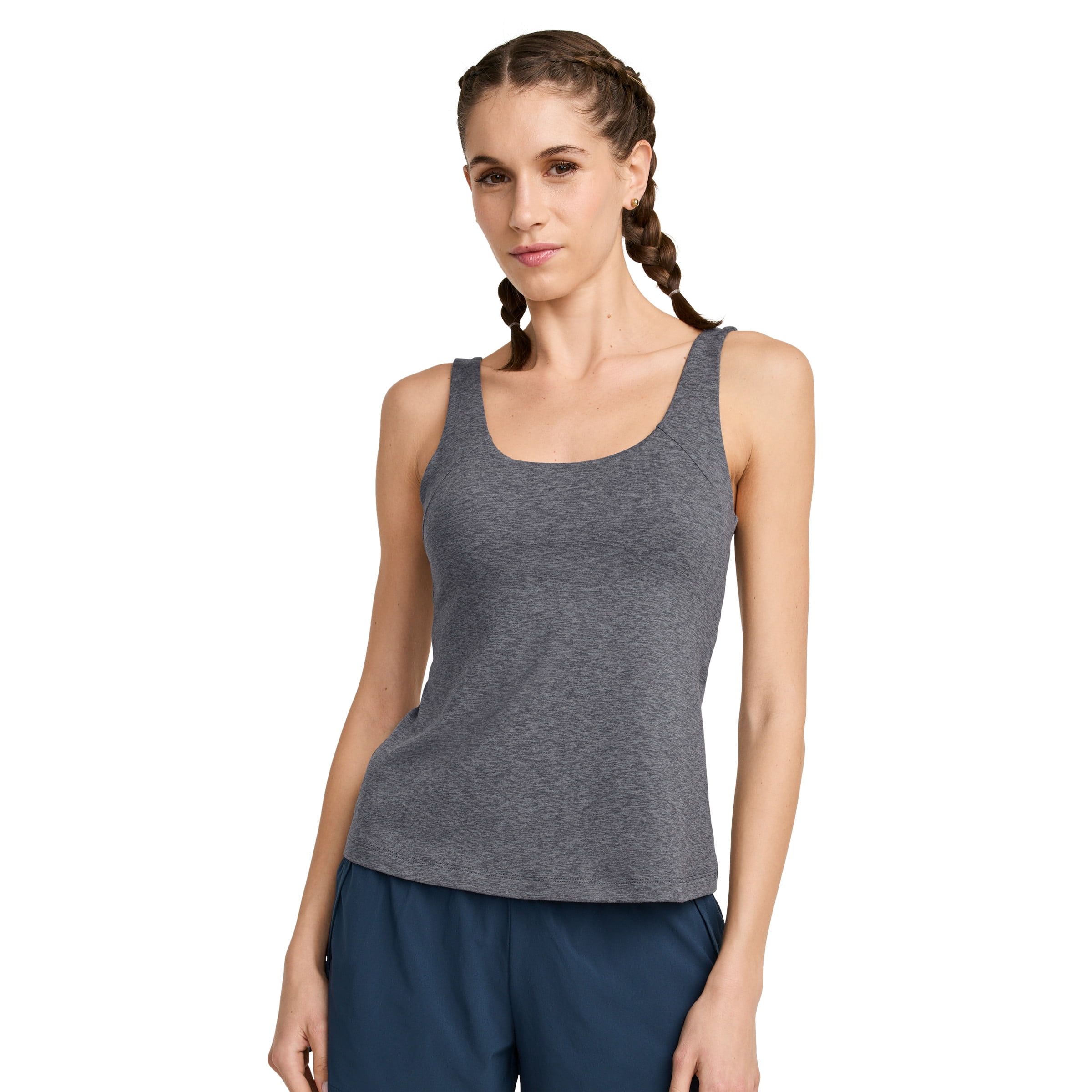 Jockey Women's EVERACTIVE Built-In Bra Tank - Walmart.com