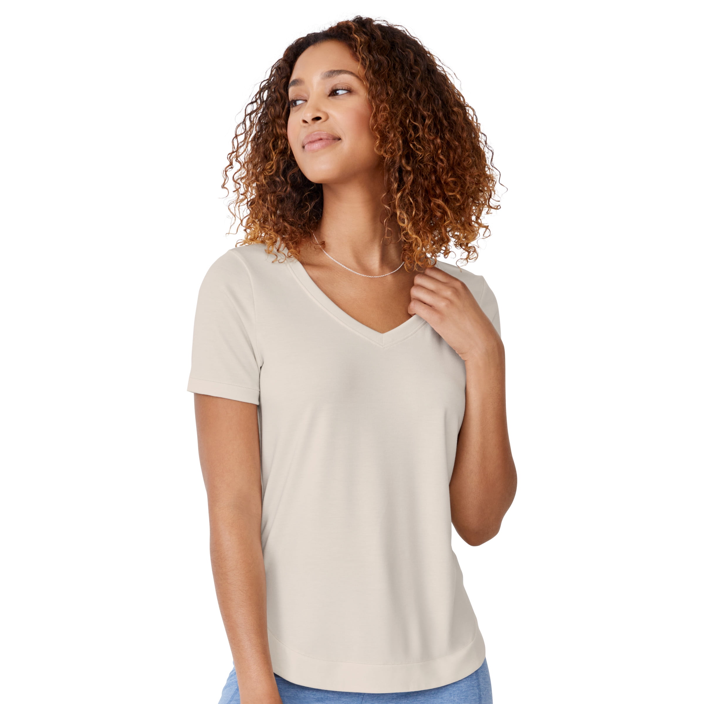 Jockey Women's EVERACTIVE V-Neck Tee - Walmart.com
