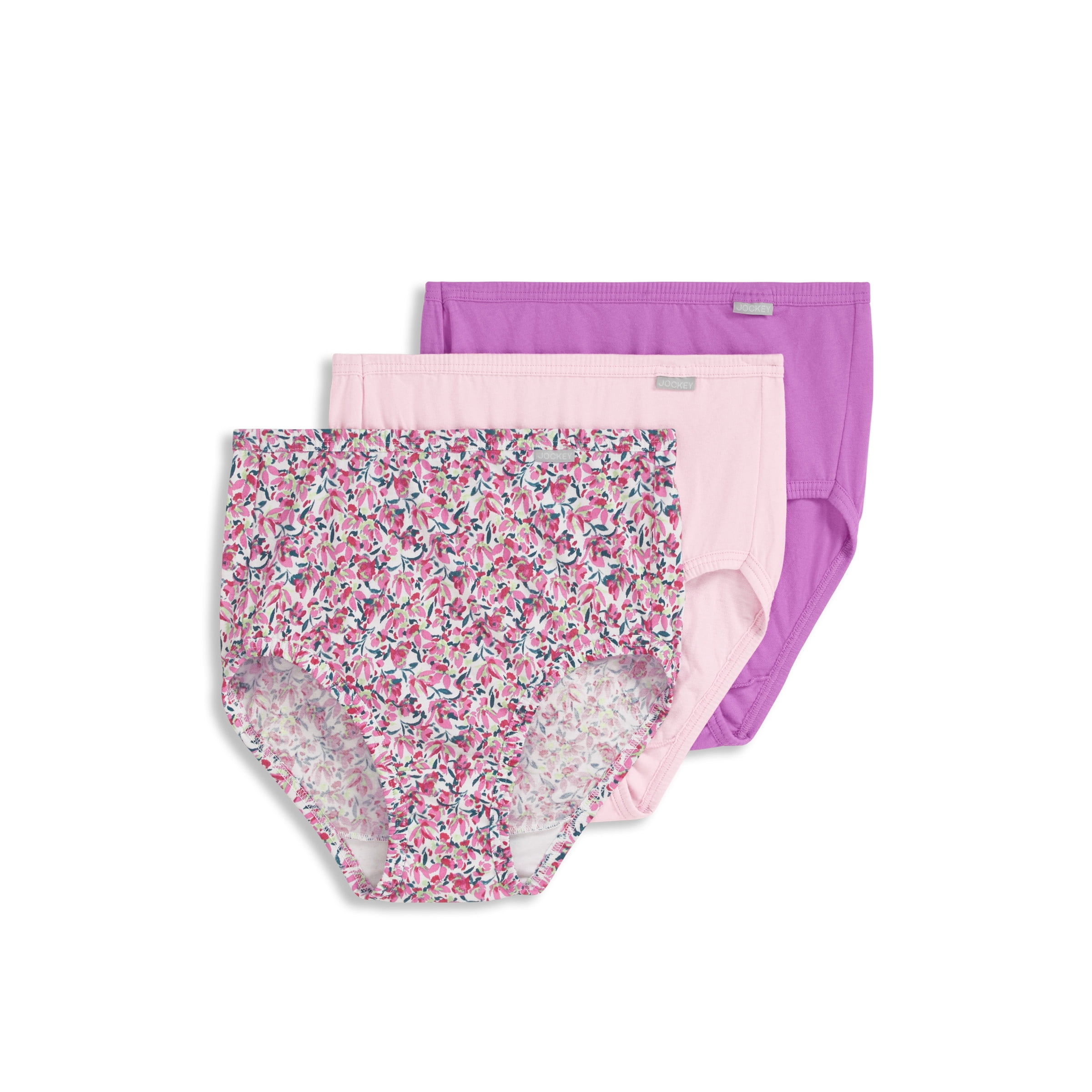 Jockey Women's Elance Brief - 3 Pack - Walmart.com