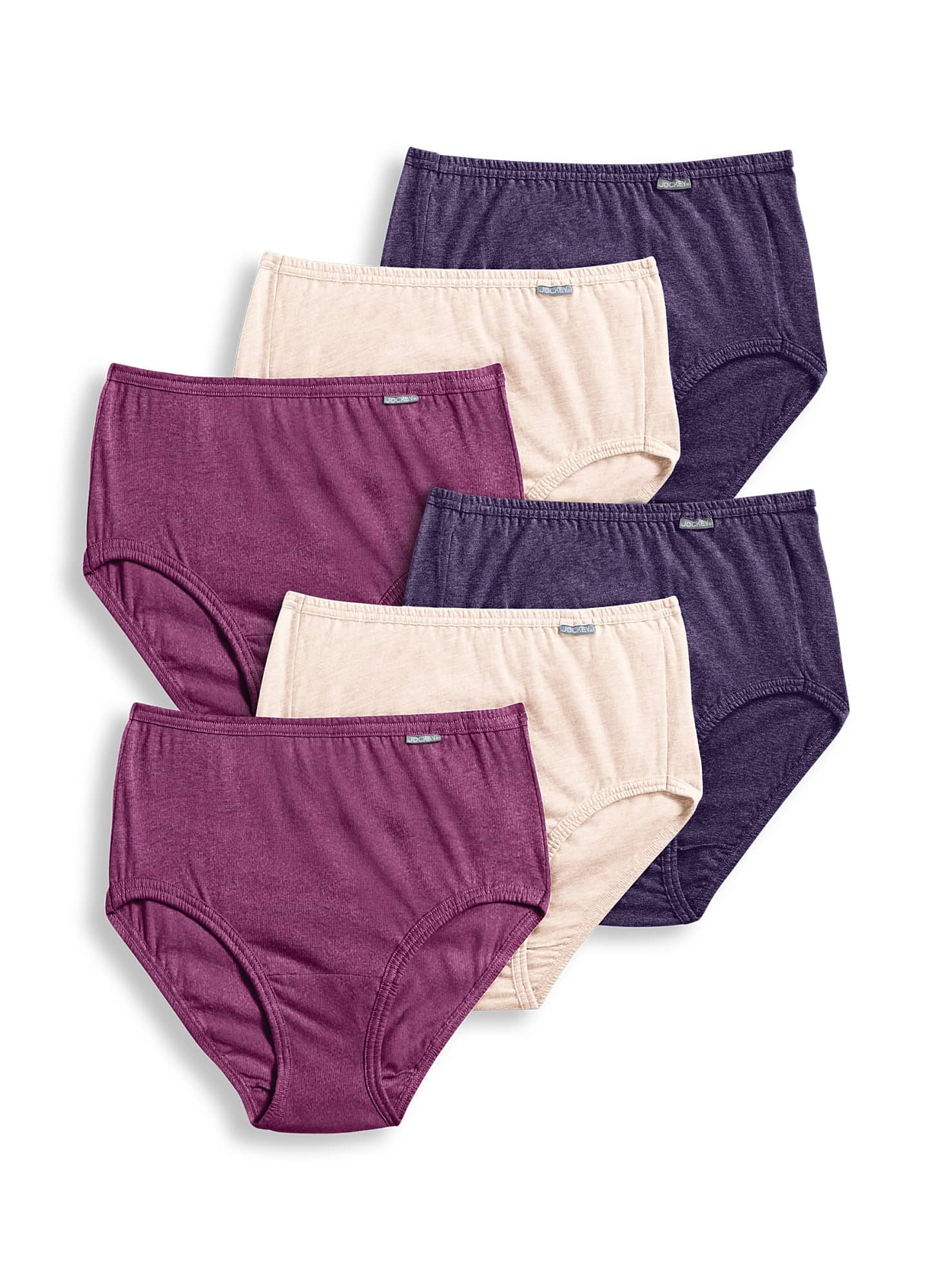 Jockey Women's Elance Brief - 6 Pack - Walmart.com