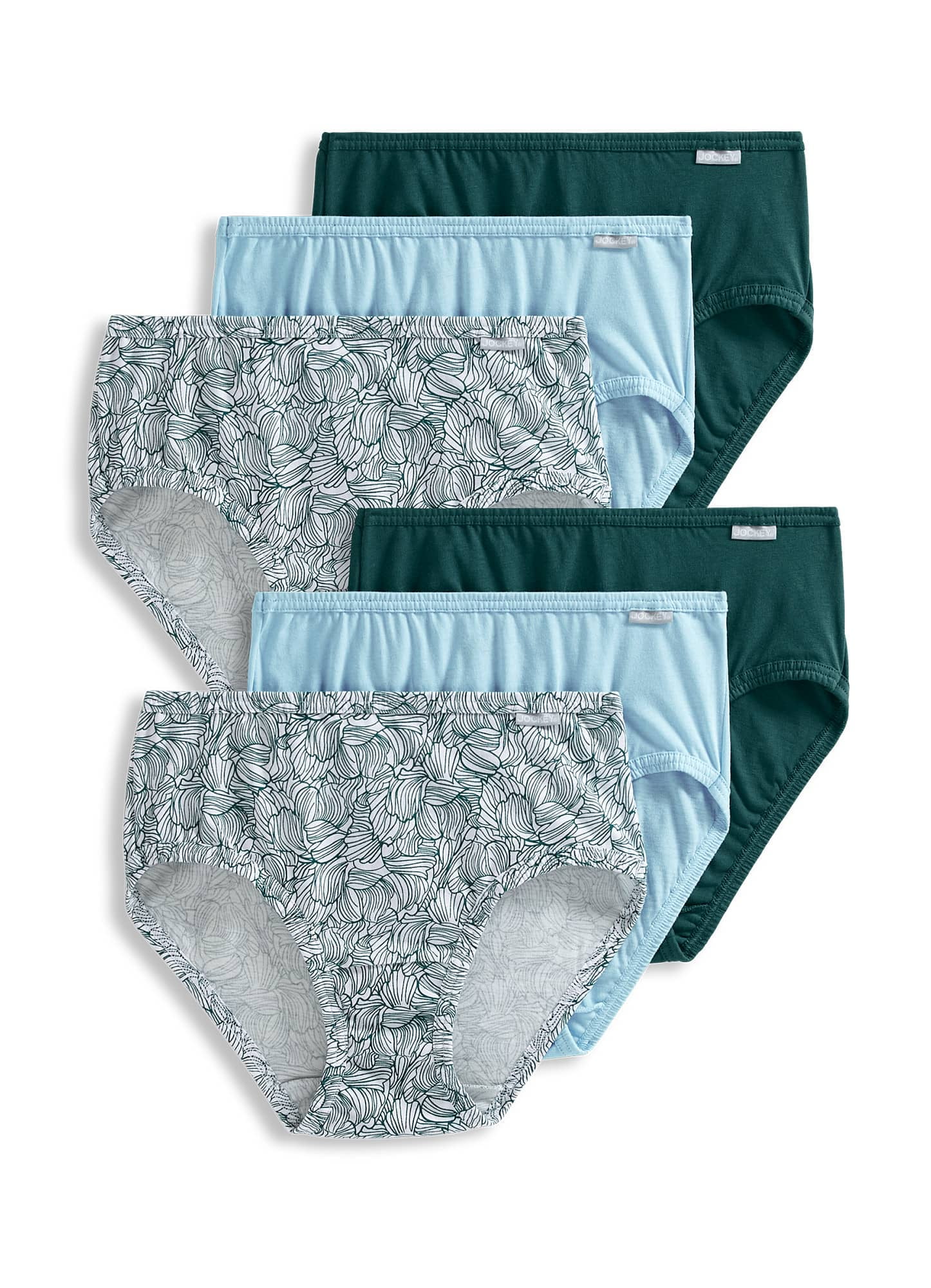 Jockey Women's Elance Hipster - 6 Pack - Walmart.com