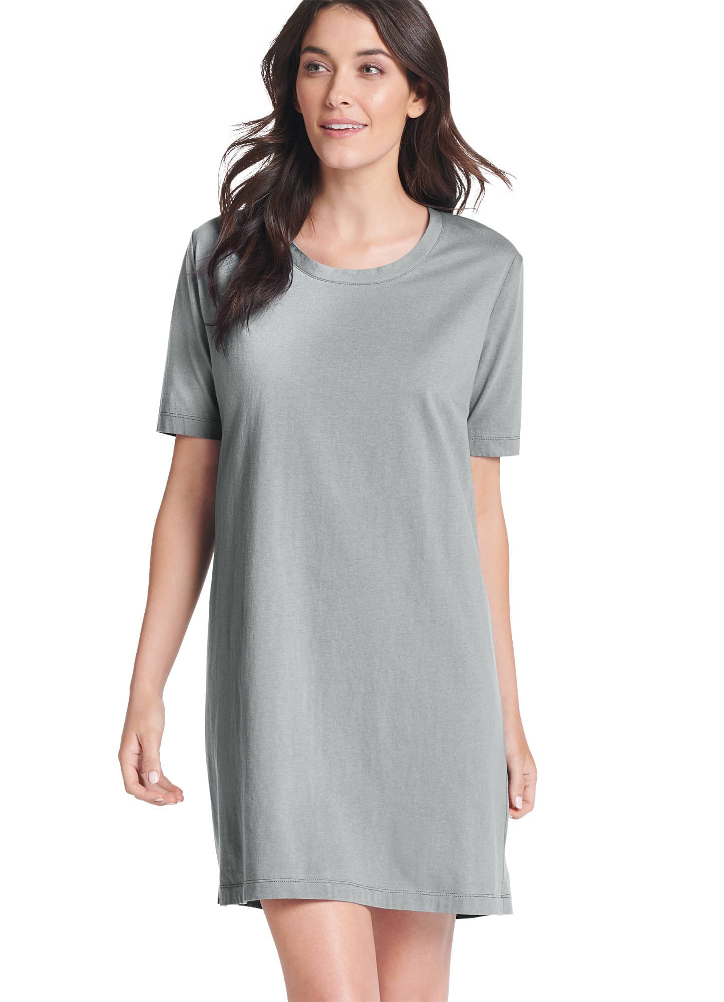 Jockey Women's Everyday Essentials 100% Cotton Short Sleeve Sleepshirt - Walmart.com
