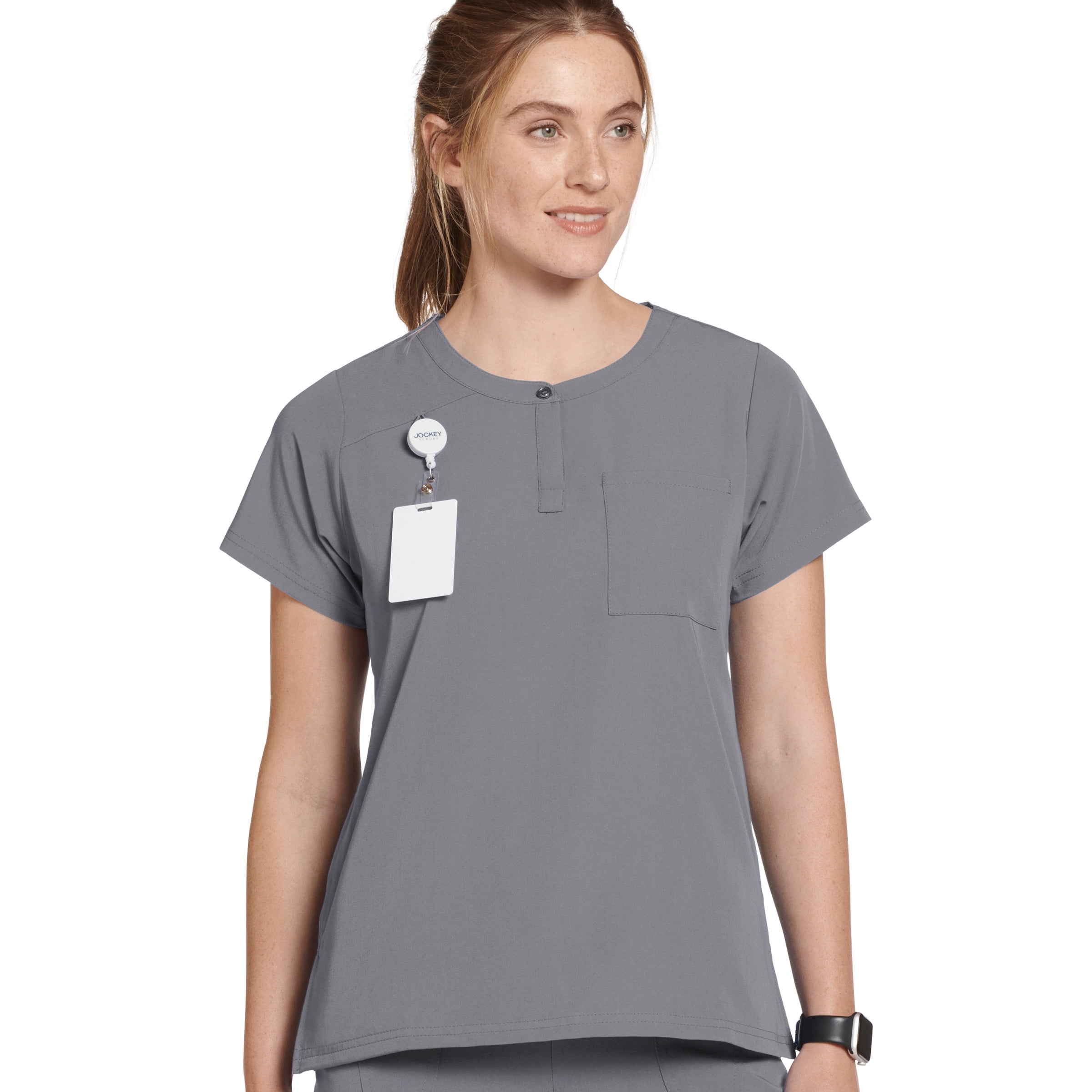 Jockey Women's Henley Scrub Top - Walmart.com