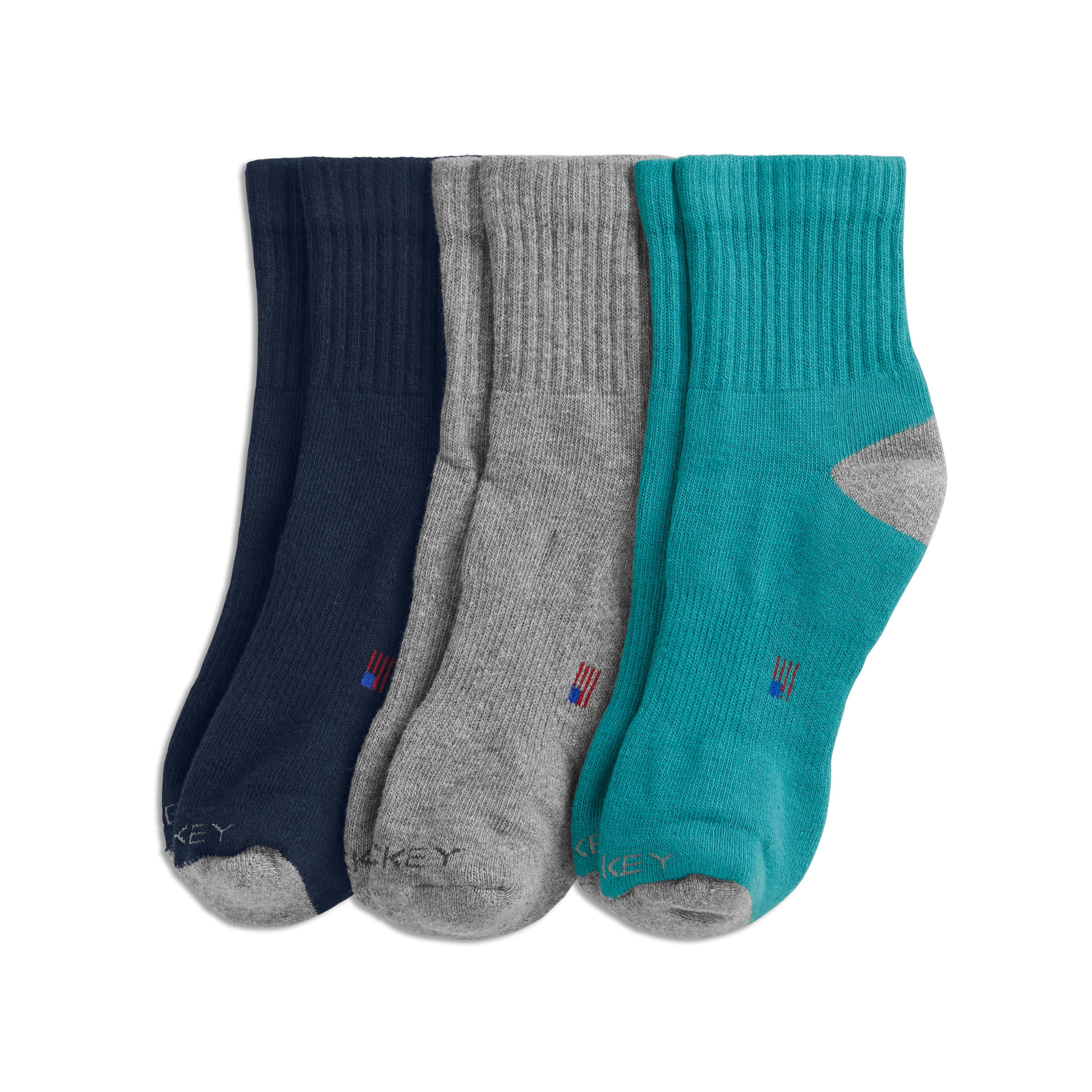 Jockey Women's Made in America* Quarter Socks - 3 Pack - Walmart.com