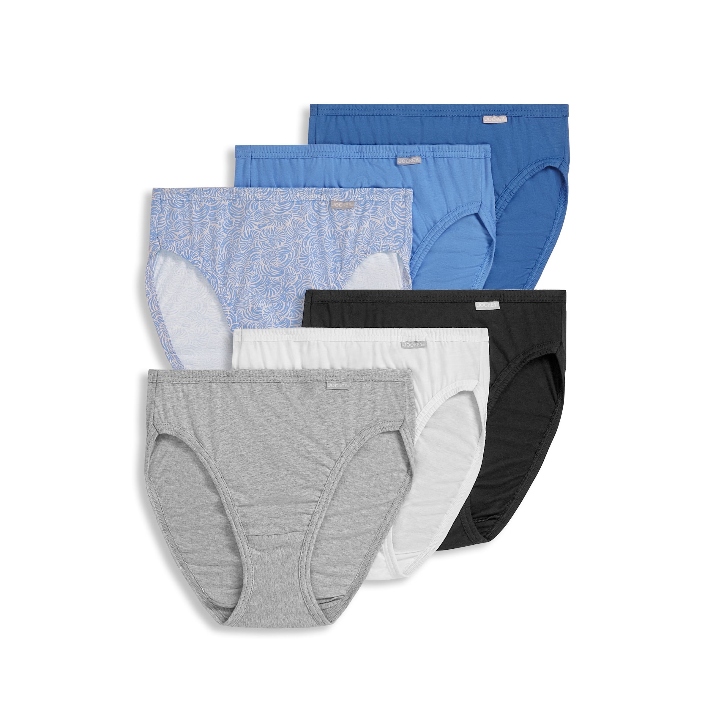 Jockey Women's Plus Size Elance French Cut - 6 Pack - Walmart.com