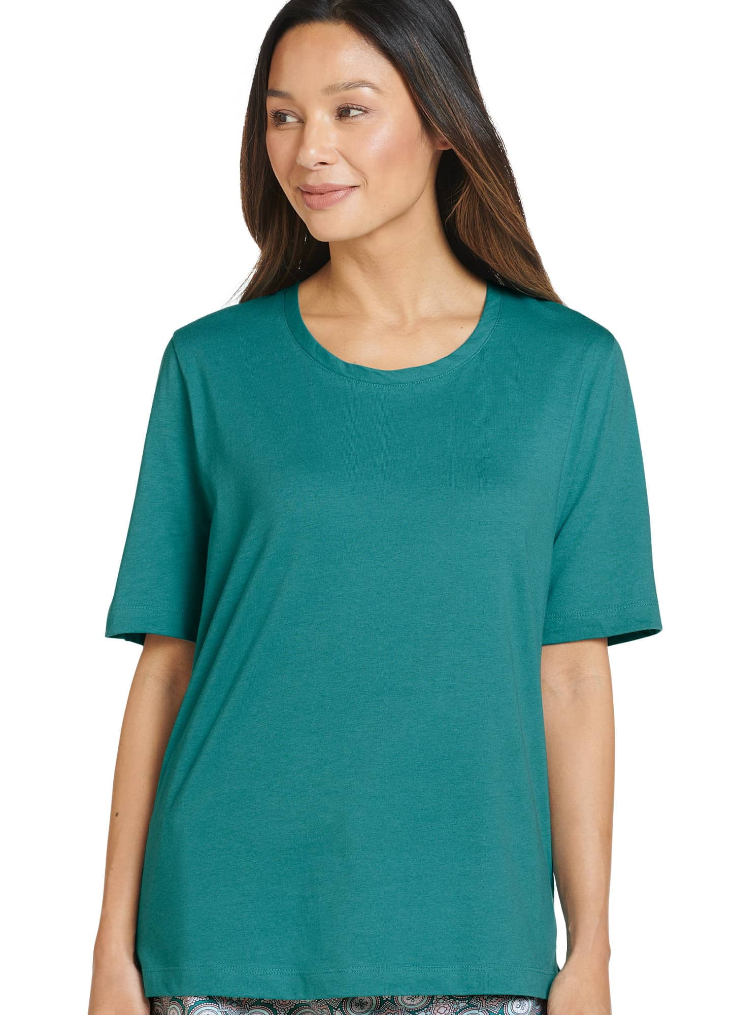Jockey Women's Plus Size Everyday Essentials Cotton Crew Neck Sho ...